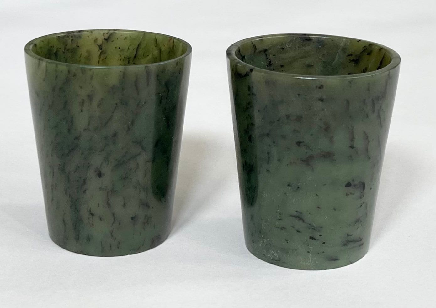 Ceremonial Jade Tea Cup Set Lot of 2 Teacups Chinese Tea - Etsy