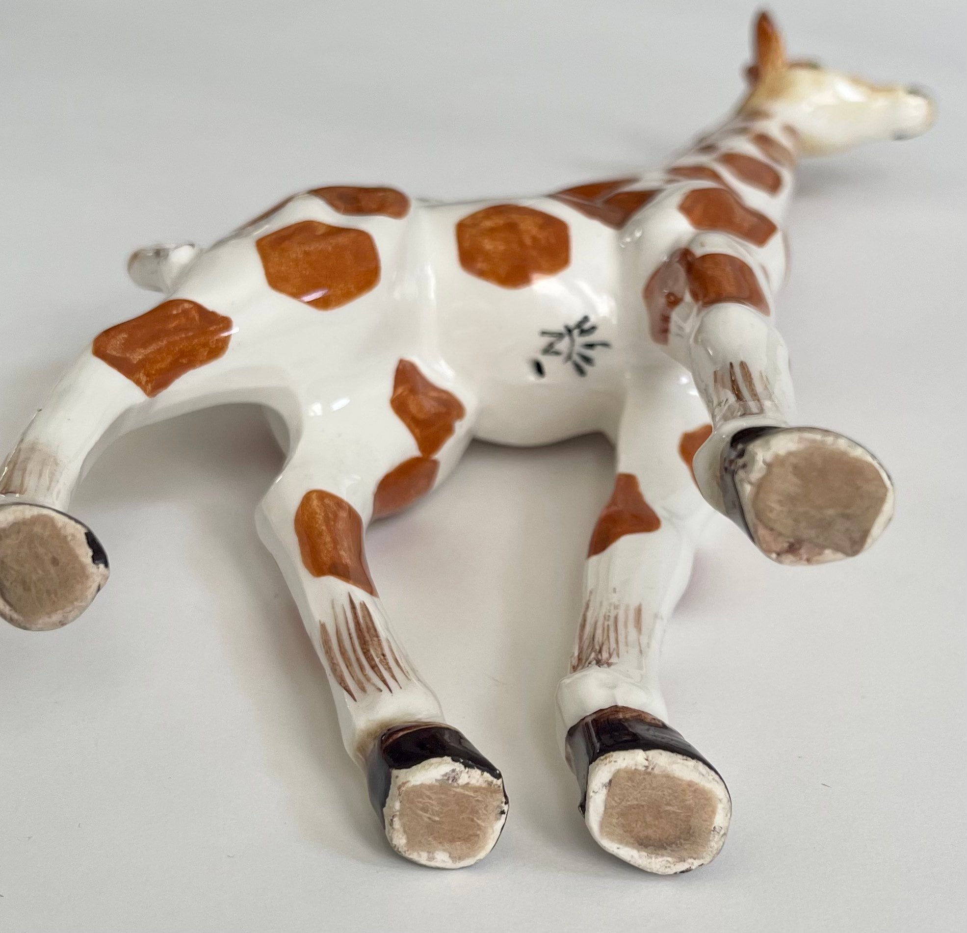 Large Ceramic Giraffe Figurine Sculpture Maker Hallmarked N Crown ...