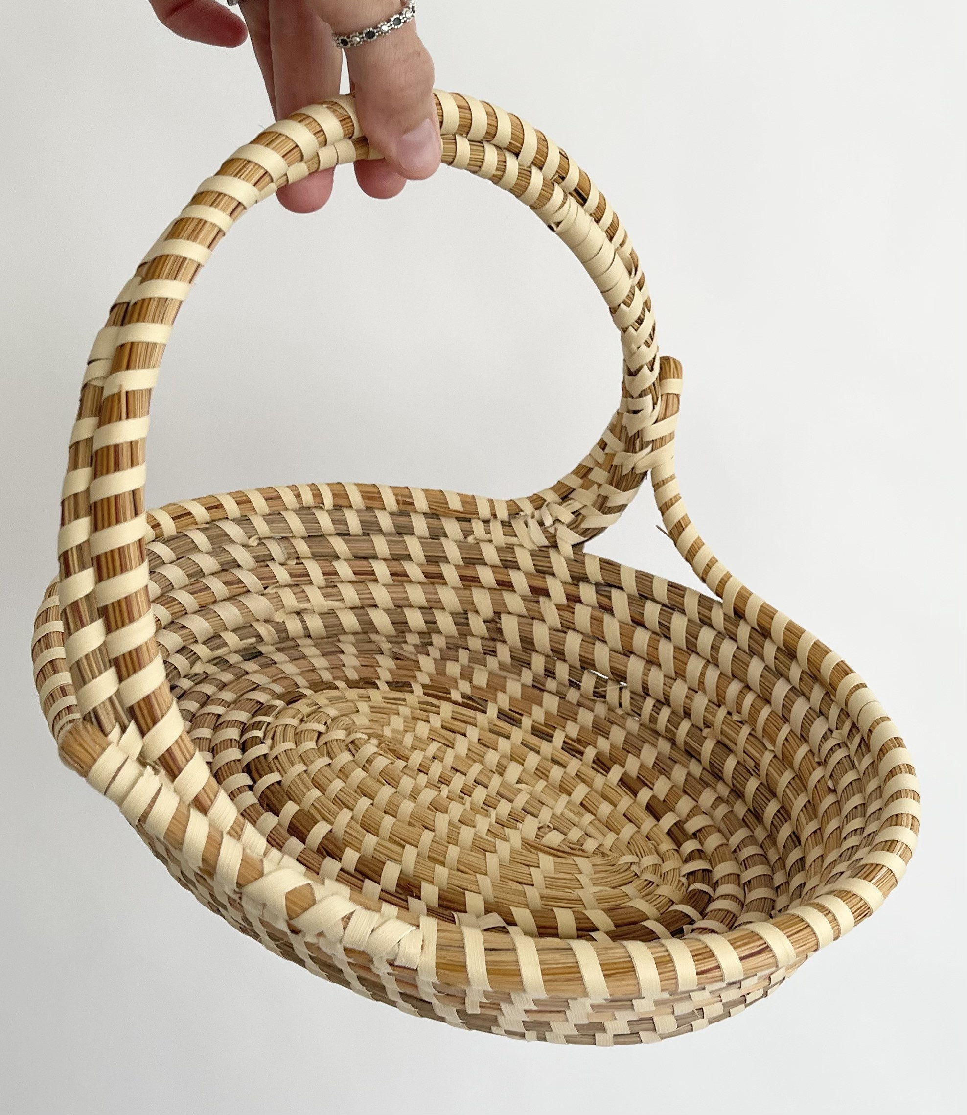 Charleston Sweetgrass Basket Original Paperwork Ethel & Vera Manigault ...