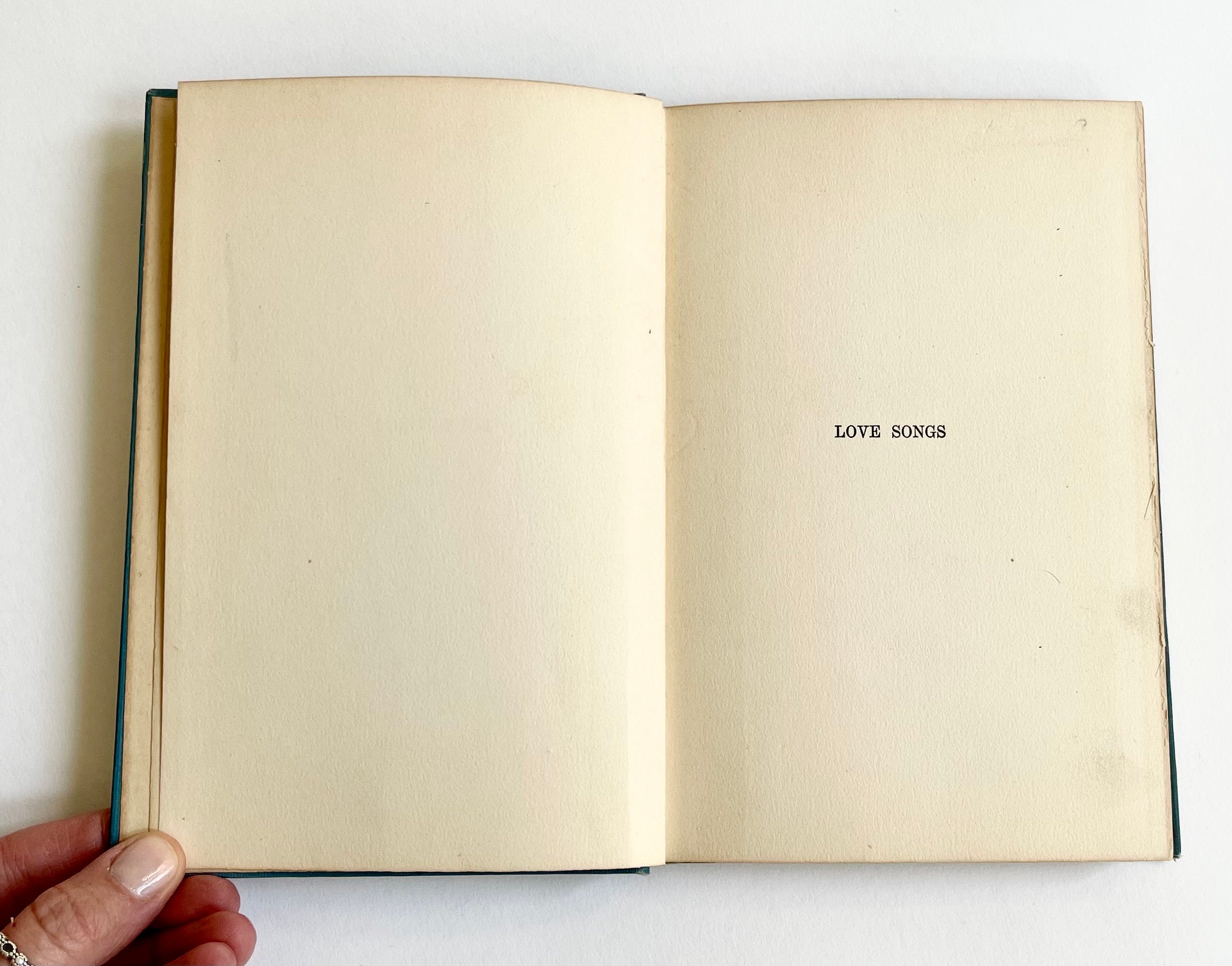 1918 Love Songs Sara Teasdale Poetry Book Antique Book Art Nouveau Art ...