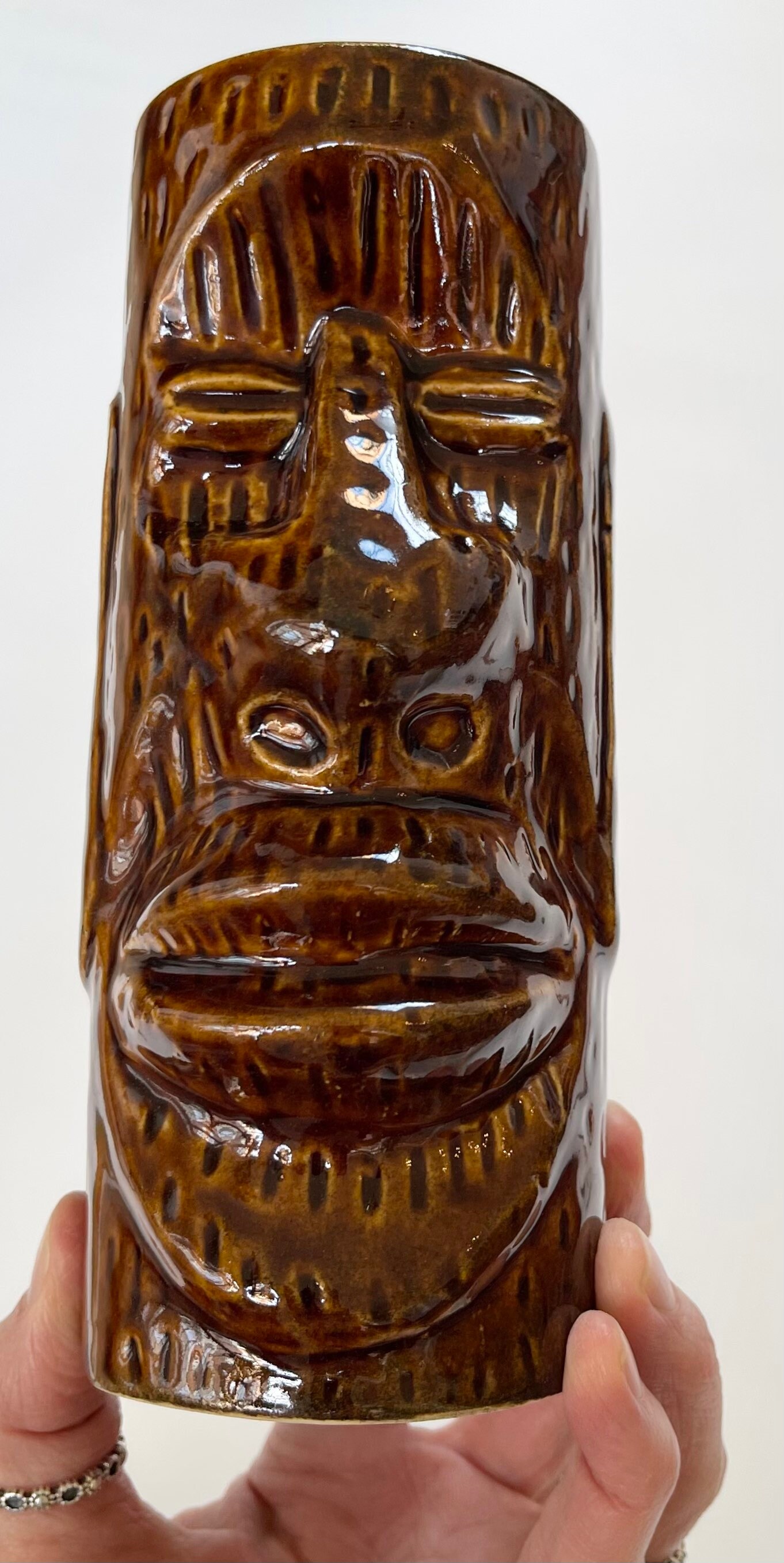 Vintage Tiki Mug Lot of 2 Mid Century Tikis Kahiki Columbus OH Toby ...