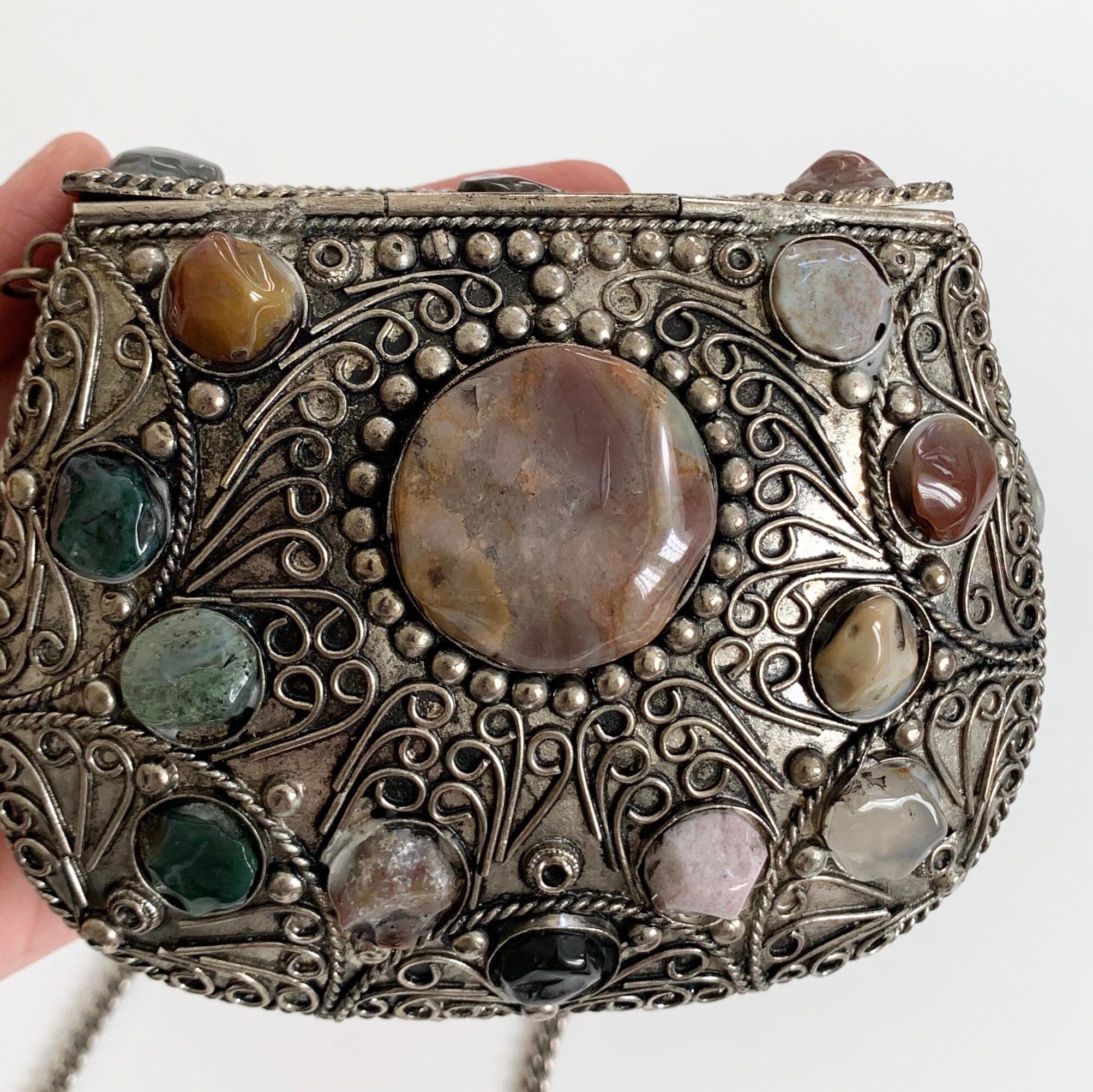 Embellished Indian Sajai Purse Chain Strap Handmade Decorative Welded ...