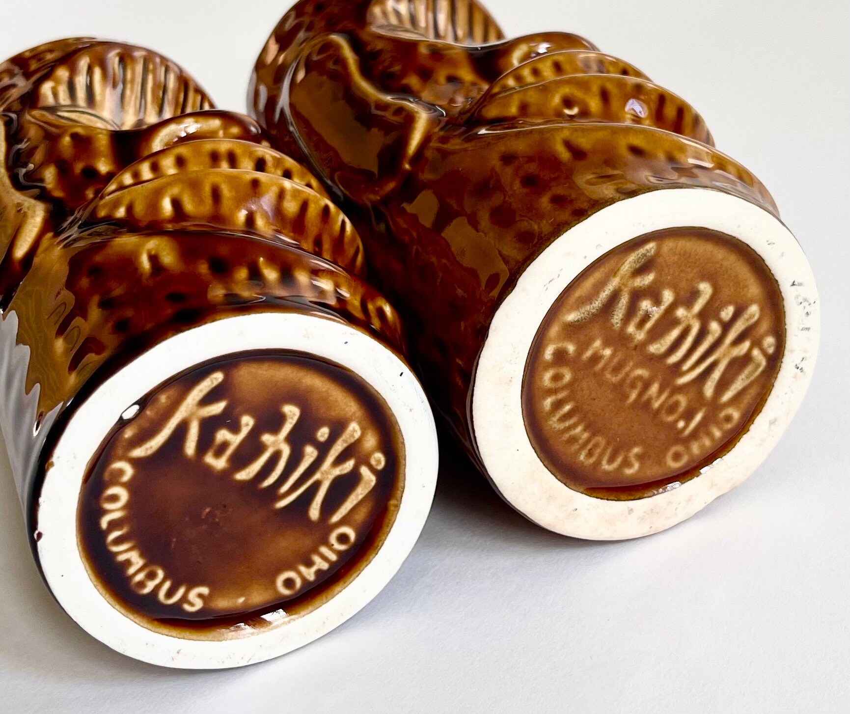 Vintage Kahiki Tiki Mug Lot of 2 Mid Century Tikis Kahiki Restaurant ...