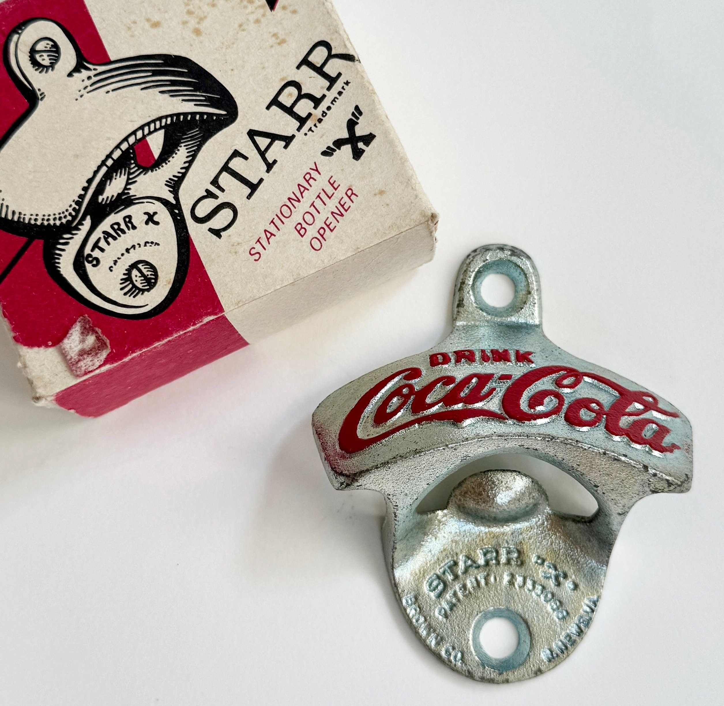 Coca Cola Bottle Opener Original Starr X Pohlig Bros Box Collectible ...
