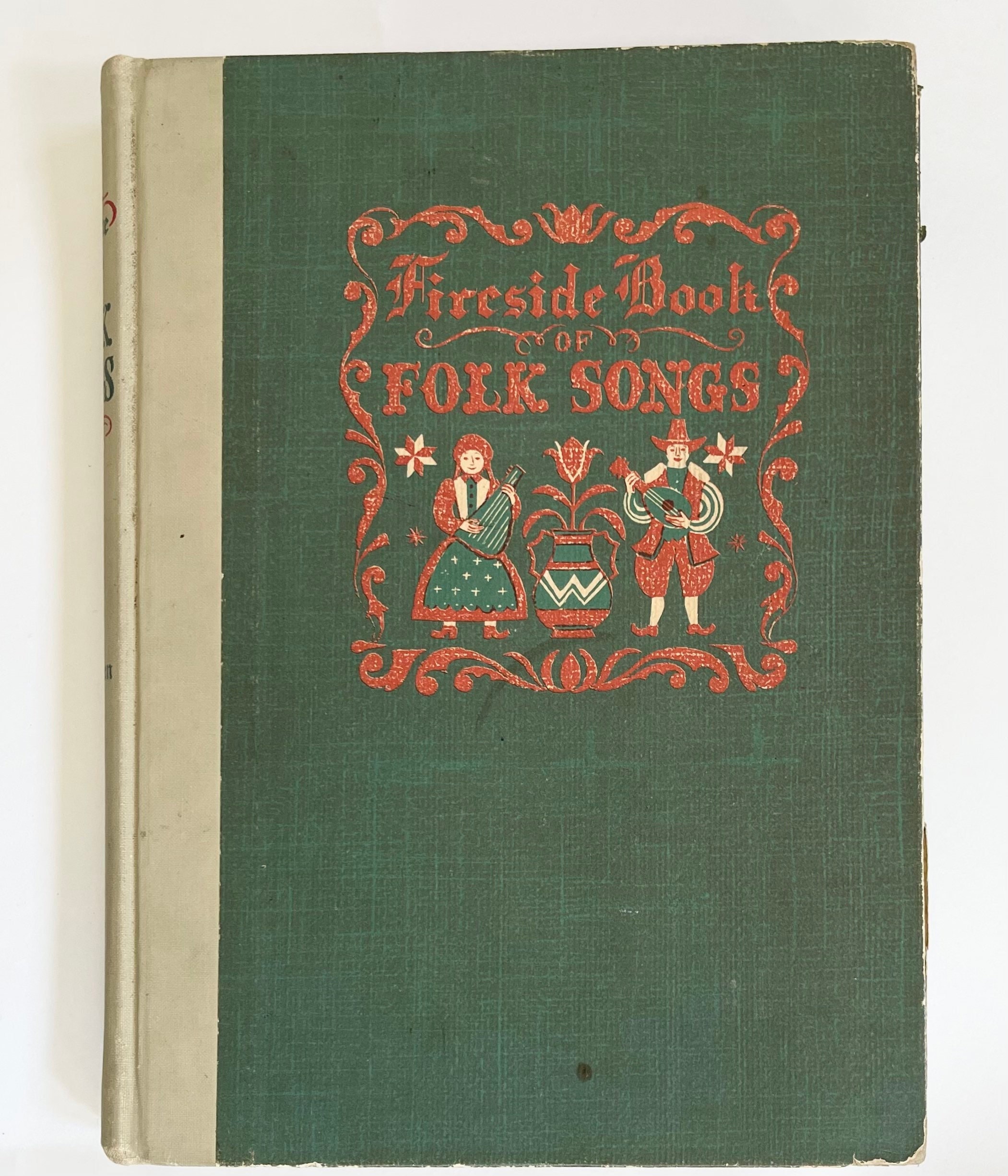 Fireside Book Folk Songs 1947 Antique Vintage 40s Decorative Music ...