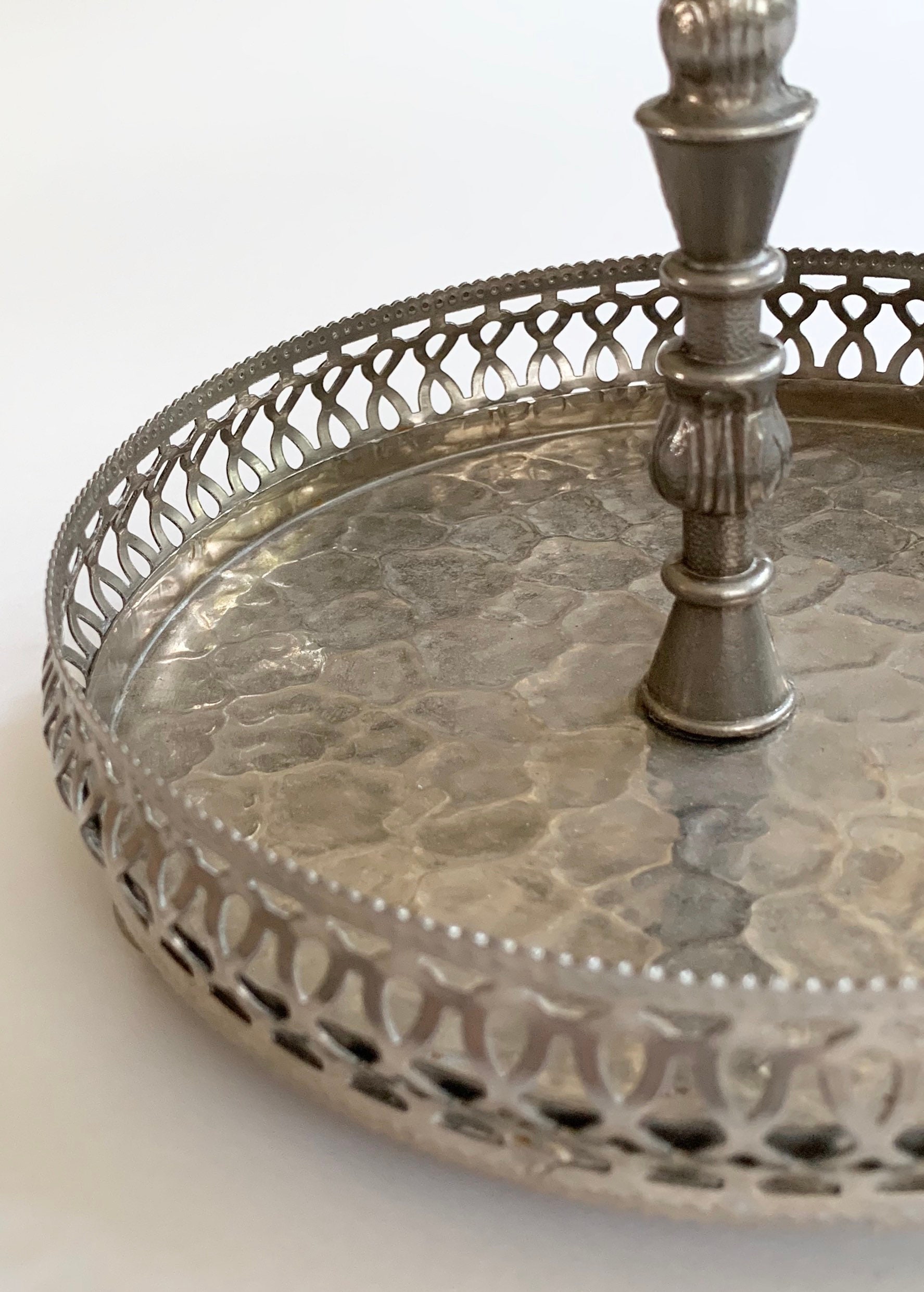 English Silver Candy Dish Romantic Valentines Decor Nut Dish Vintage ...