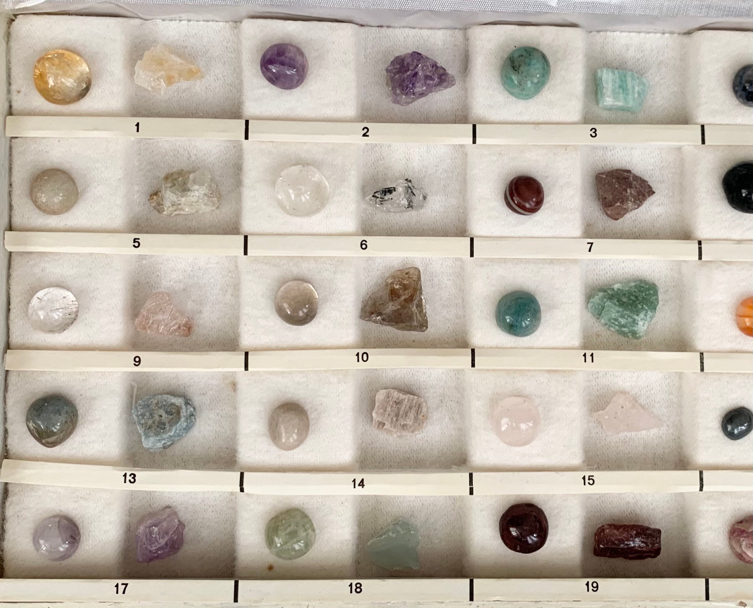 Gems Mineral Crystal Collection Brazilian Specimen Identification Lot ...