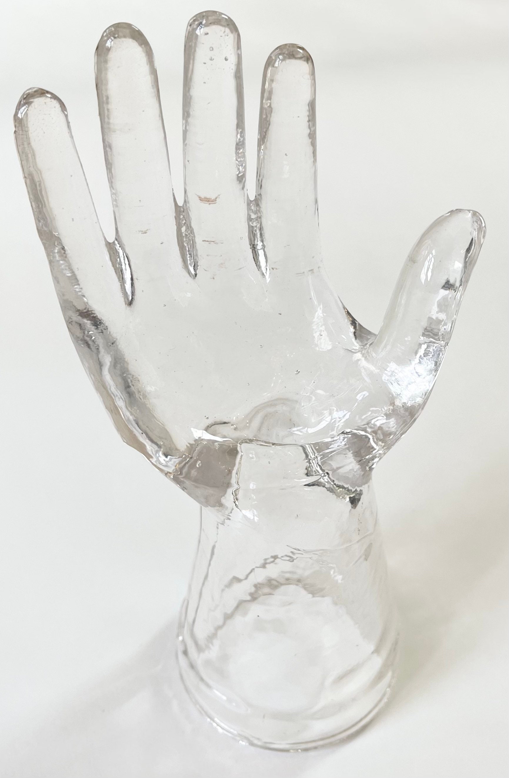 Depression Glass Hand Form Mannequin Vintage Department Store Jewelry ...