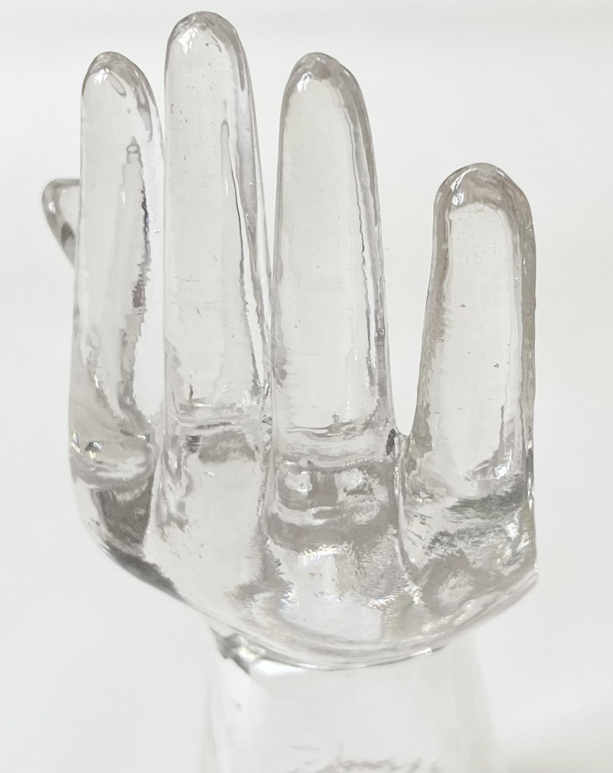 Depression Glass Hand Form Mannequin Vintage Department Store Jewelry ...