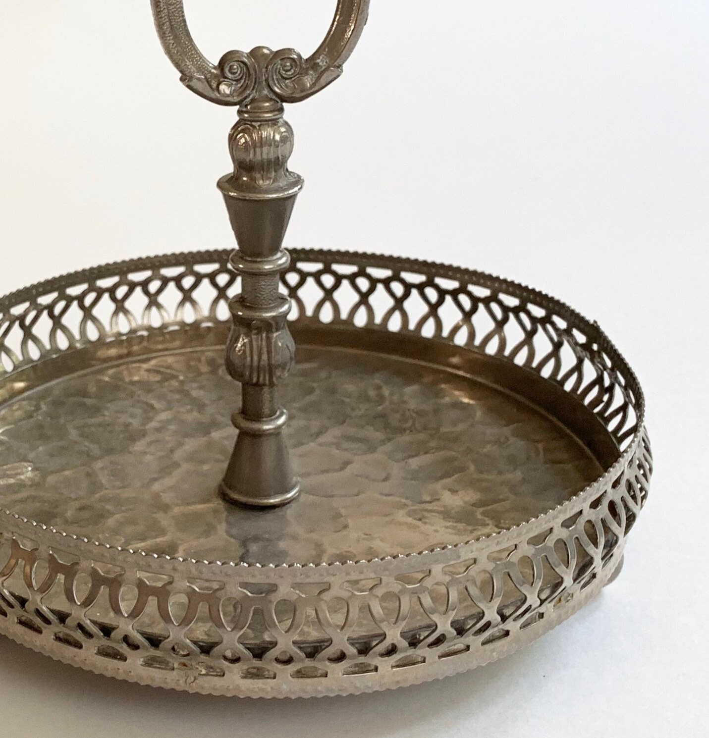 English Silver Candy Dish Romantic Valentines Decor Nut Dish Vintage ...