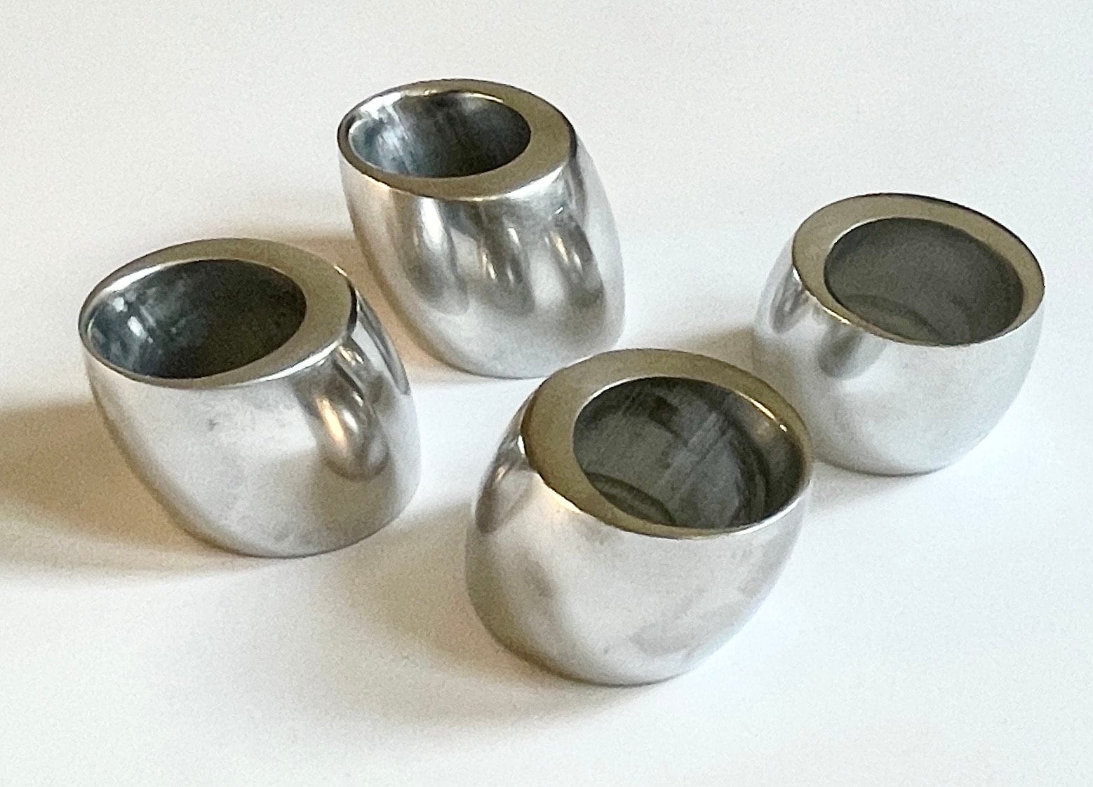 Sculptural Nambe Napking Rings 1995 Vintage New Mexico Native American ...