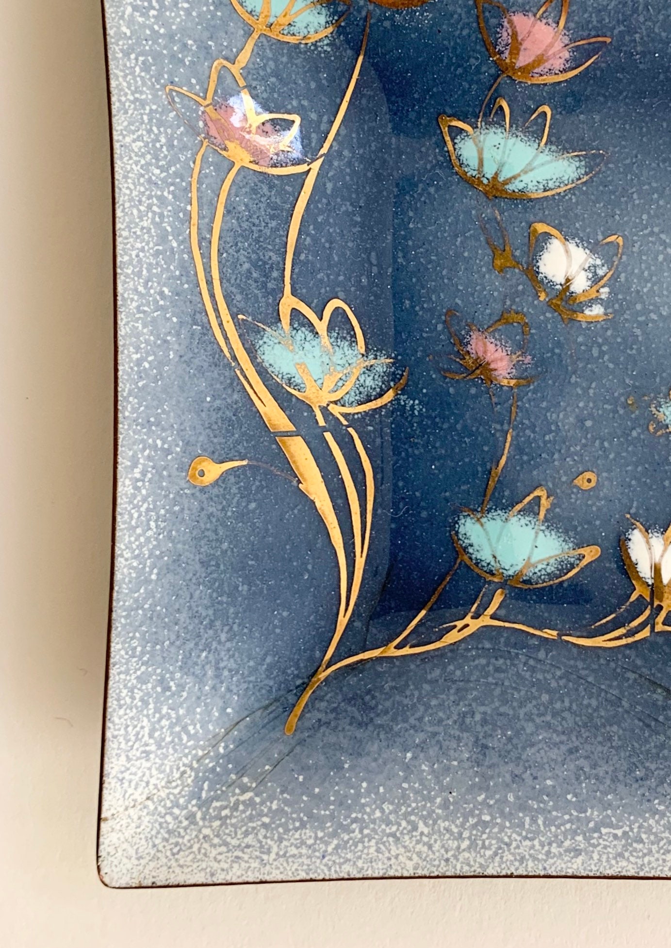 Gerte Hacker Dish Ashtray Tray Mid Century MCM Ohio Artist Signed Hand ...