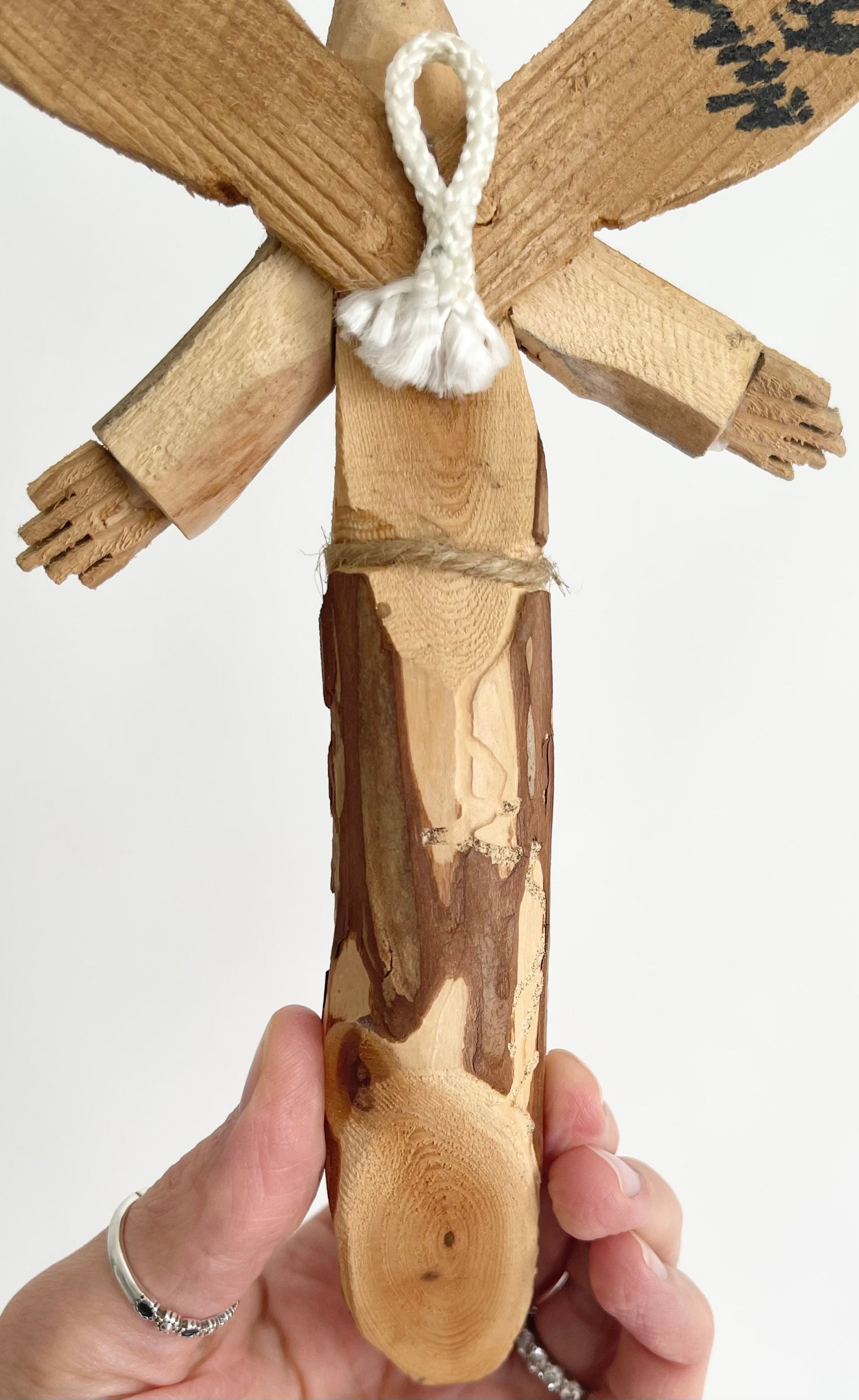 Southwest Angel Wood Carving Wall Hanging Wall Decor Vintage Signed New ...