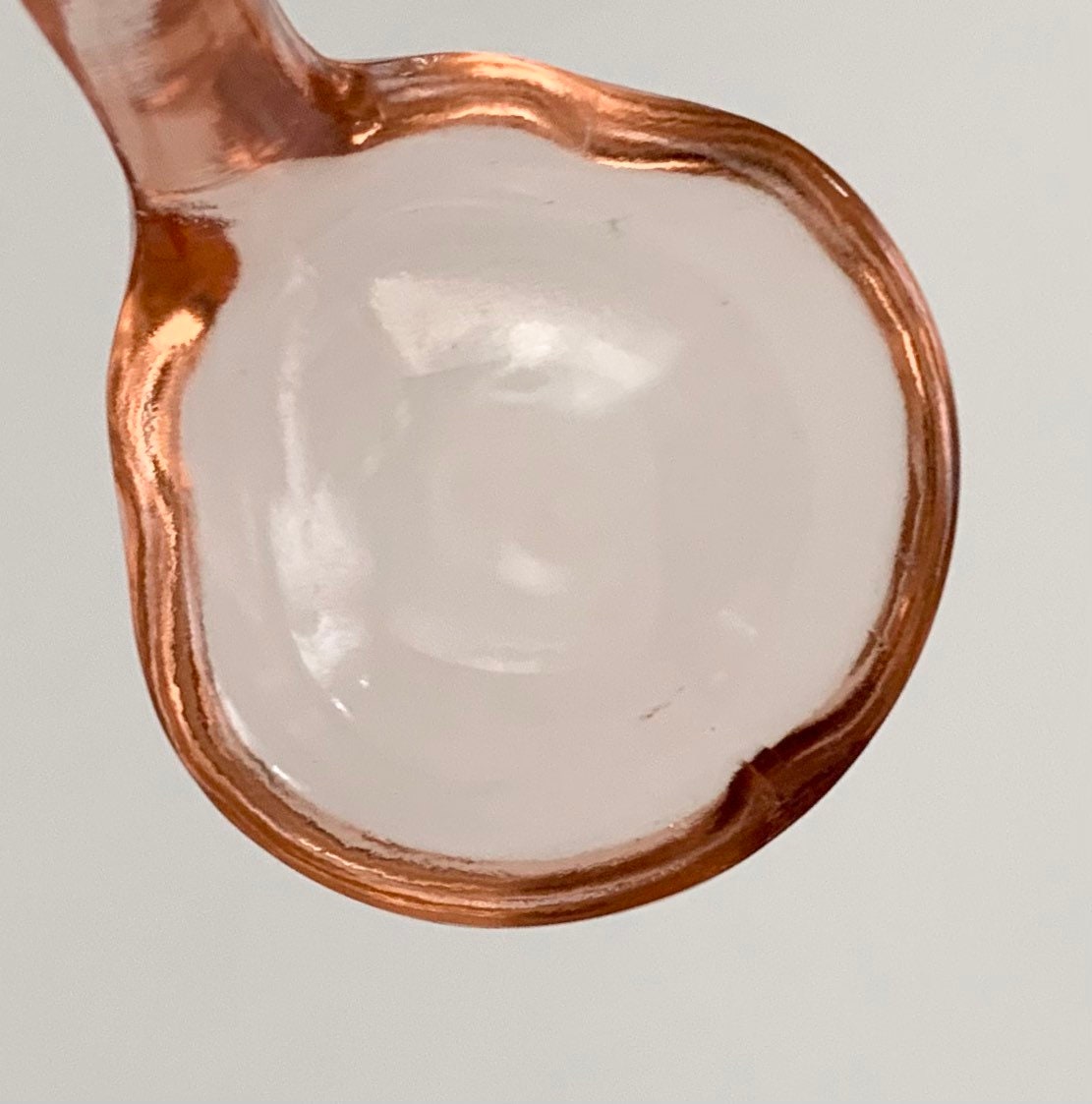 Pink Depression Glass Ladle Spoon Depressionware Depressionglass ...