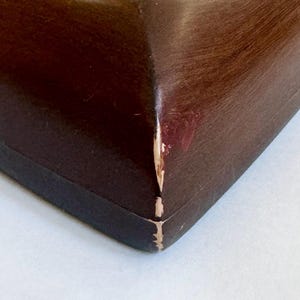 Midcentury Modern Mirror Syroco Co Wood Frame Eye Shape Design Sleek ...