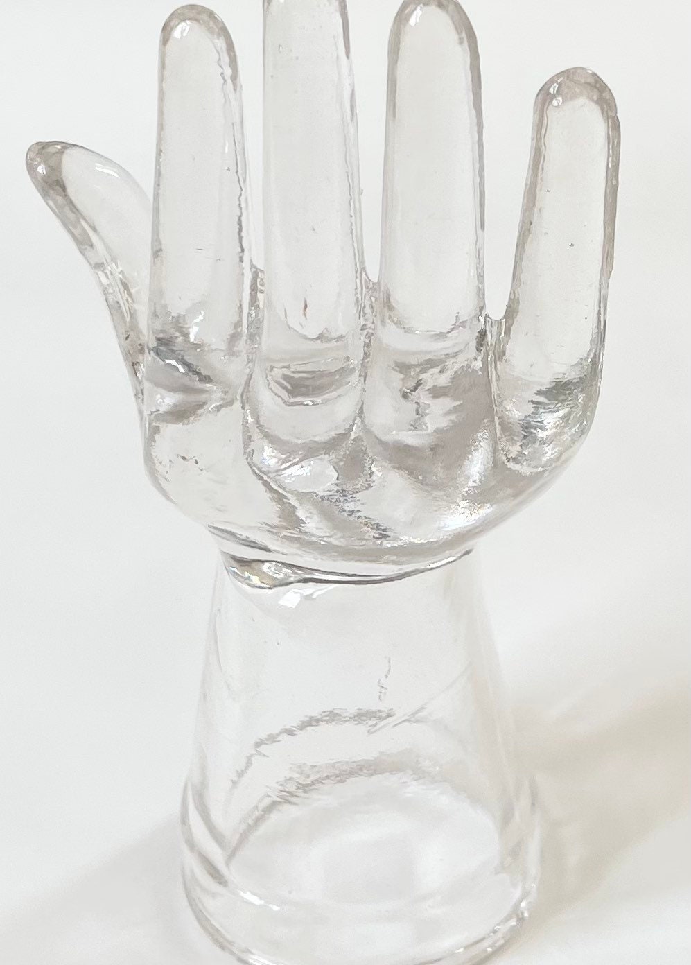 Depression Glass Hand Form Mannequin Vintage Department Store Jewelry ...