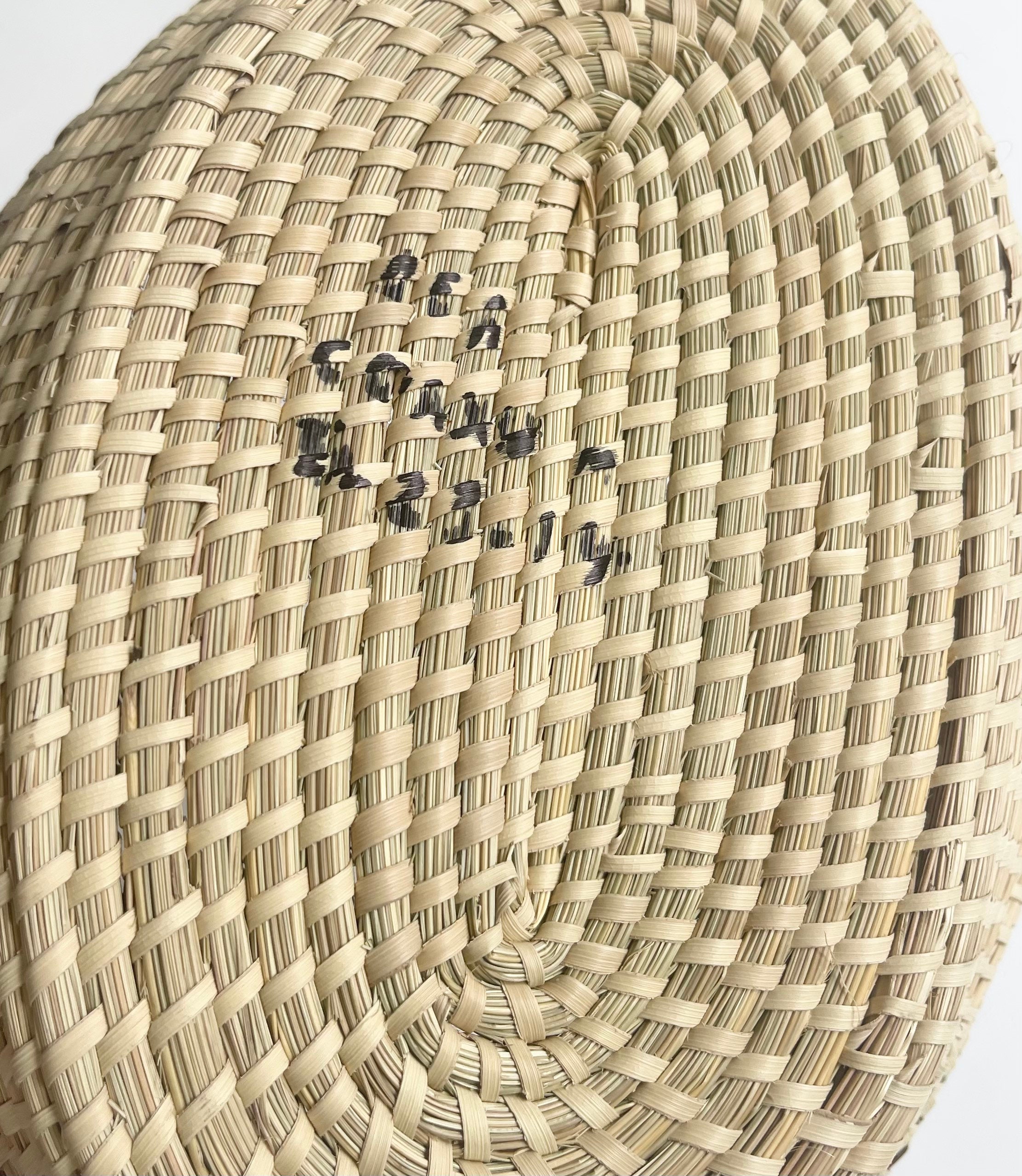 Charleston Sweetgrass Basket Signed Bea Coaxum Handle Detail Handmade ...