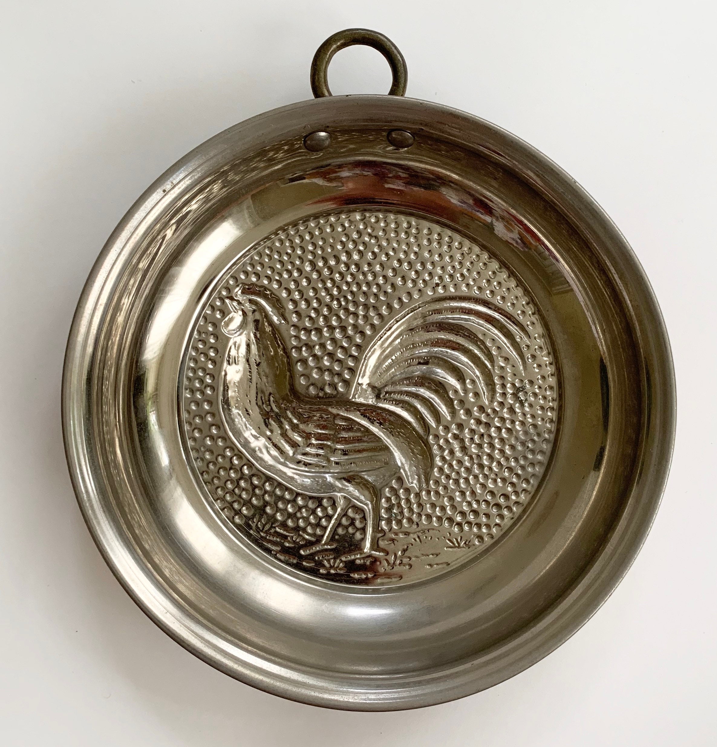 Rooster Copper Hanging Mold with Hook Baking Molds Mould Animal Chicken ...