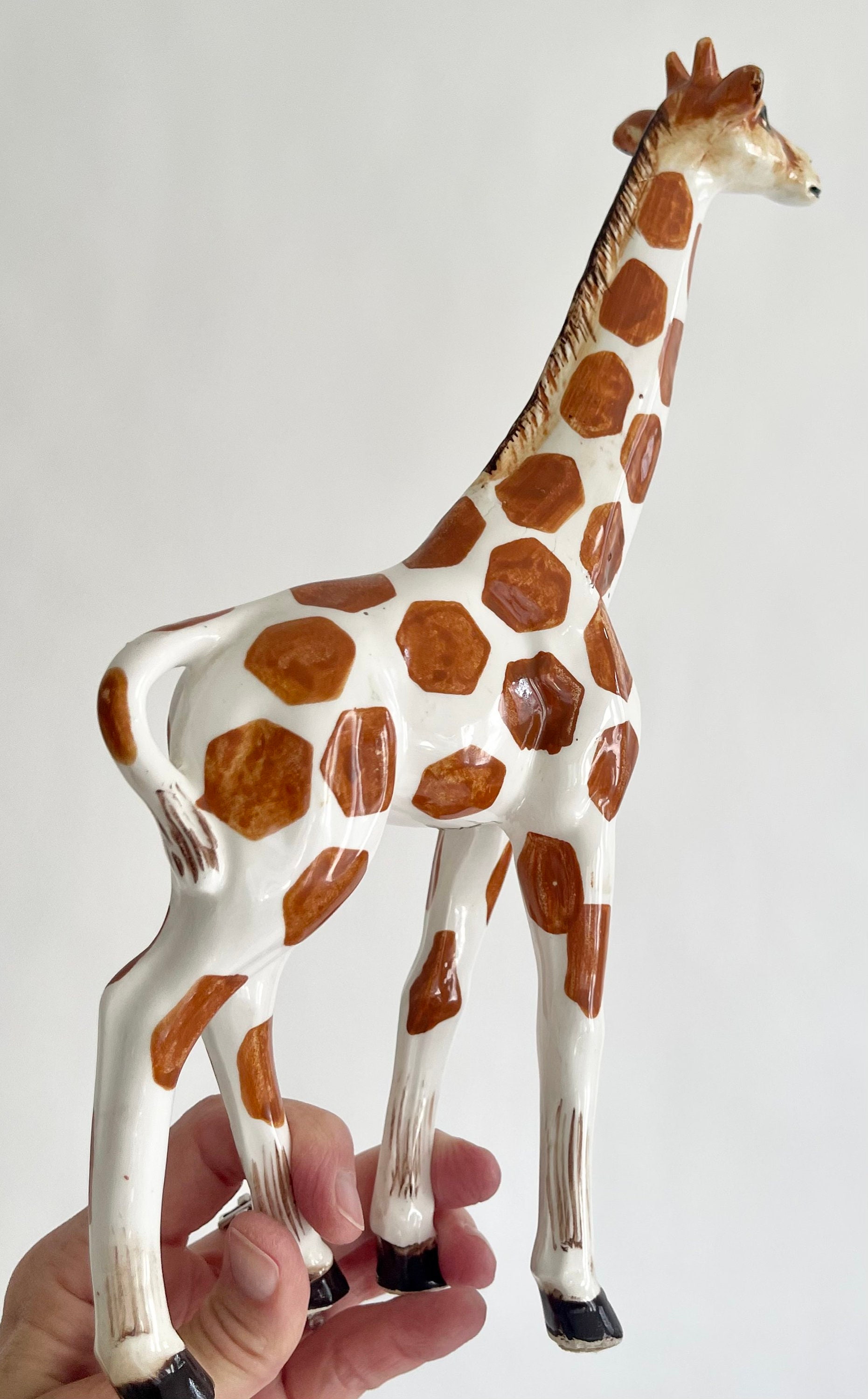 Large Ceramic Giraffe Figurine Sculpture Maker Hallmarked N Crown ...