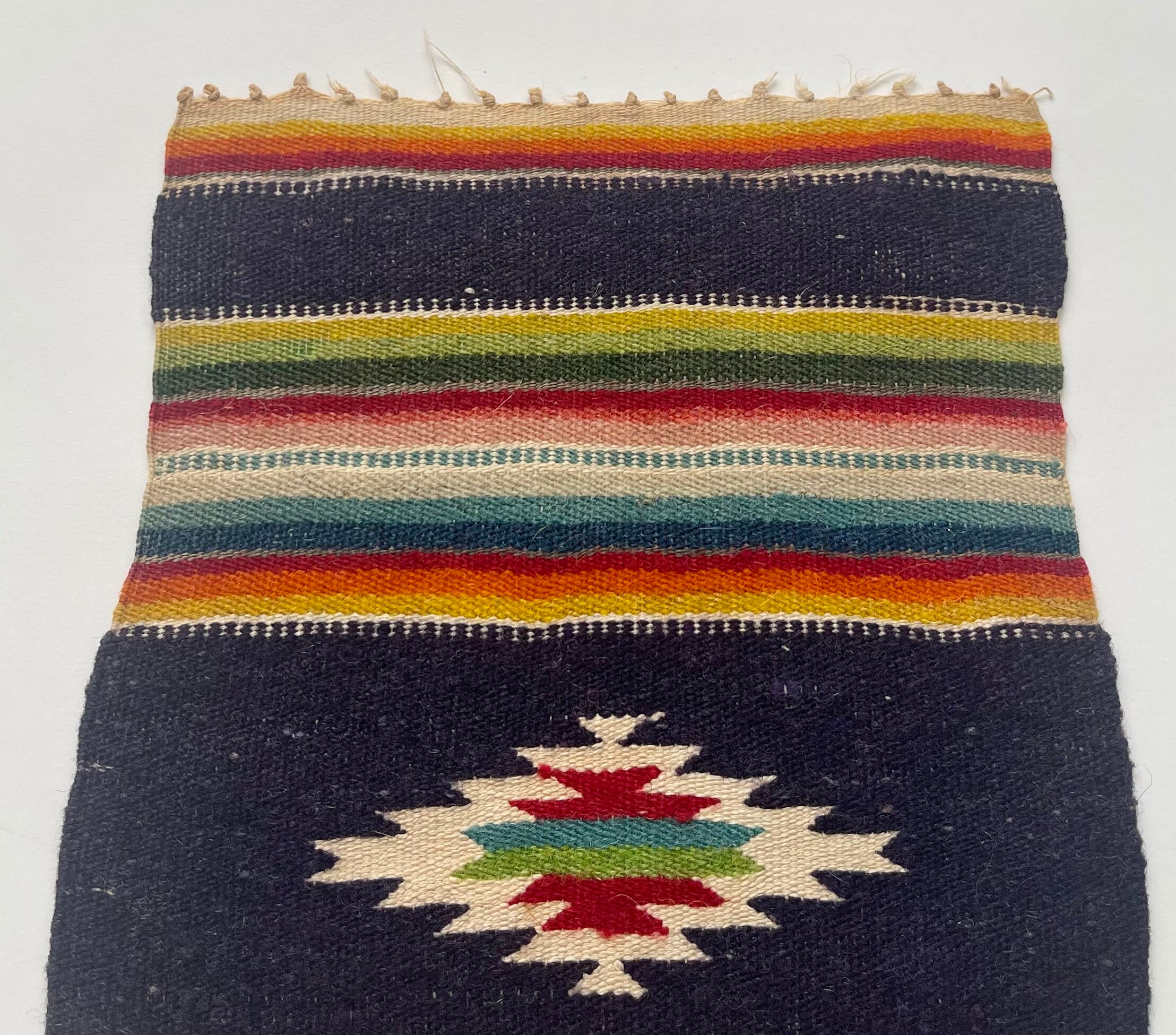 Mexican Serape Dollhouse Rug XS Small Weaving Mat Dollhouse Rug Decor ...