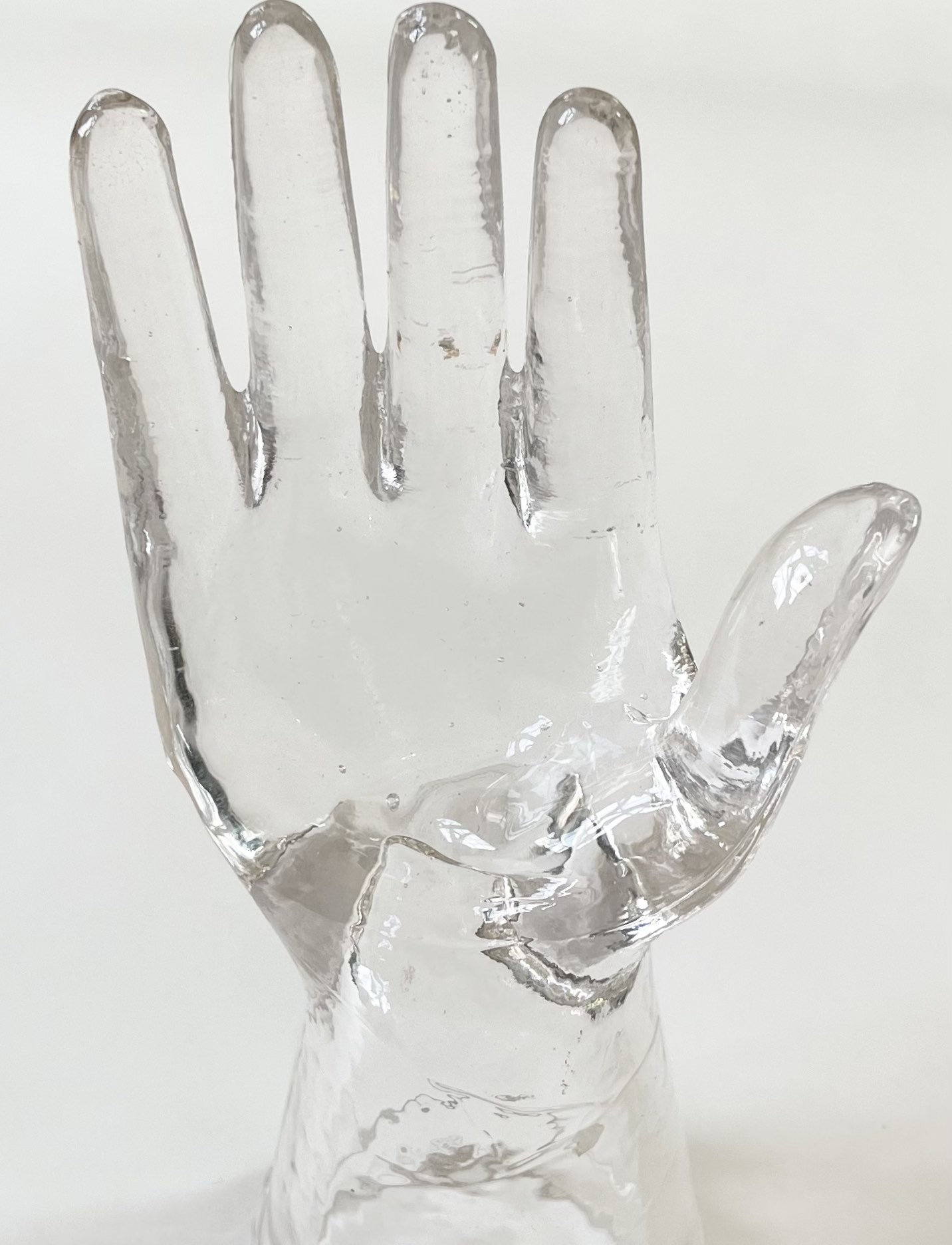 Depression Glass Hand Form Mannequin Vintage Department Store Jewelry ...