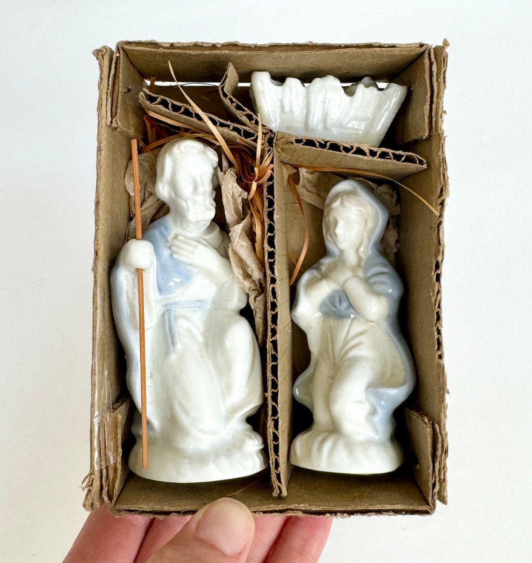 Lefton Japan Nativity Scene Set 1735 Original Box Mid Century Vintage ...