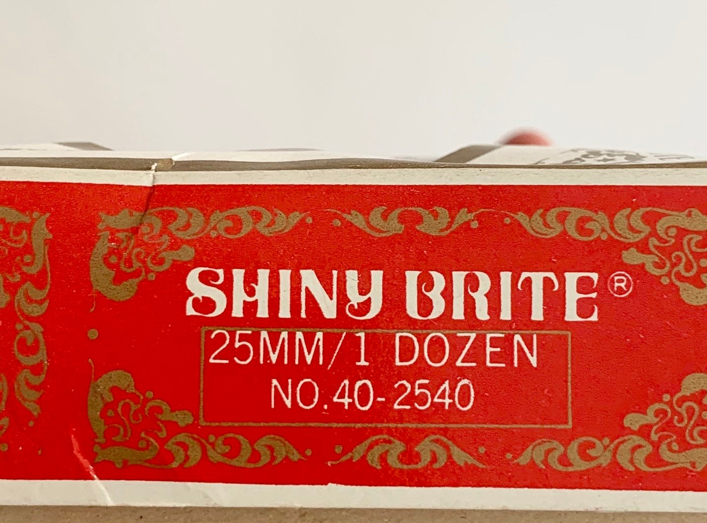 Shiny Brite Miniature Ornaments Christmas Holiday Glass Bulbs Made in ...