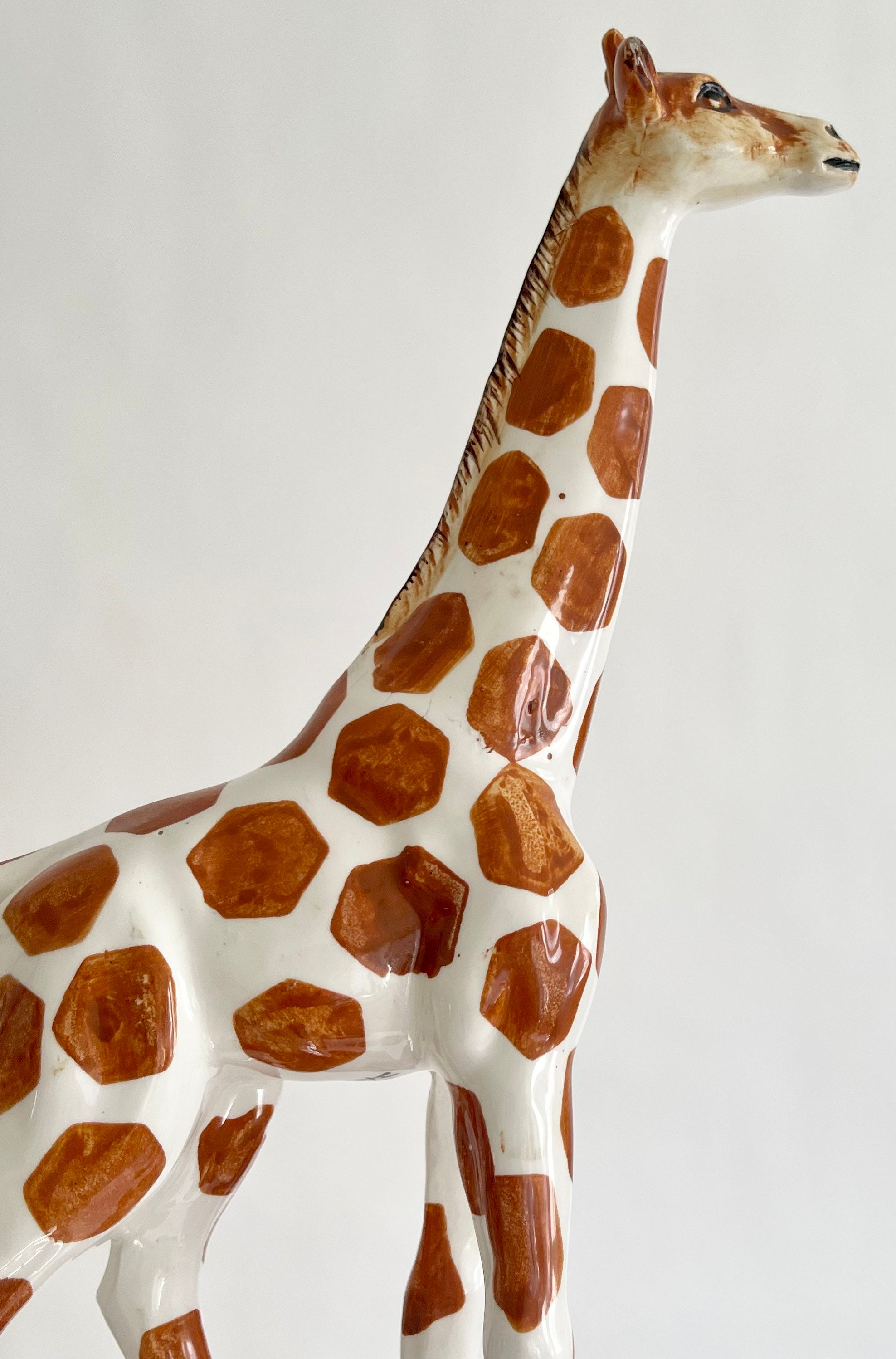 Large Ceramic Giraffe Figurine Sculpture Maker Hallmarked N Crown ...