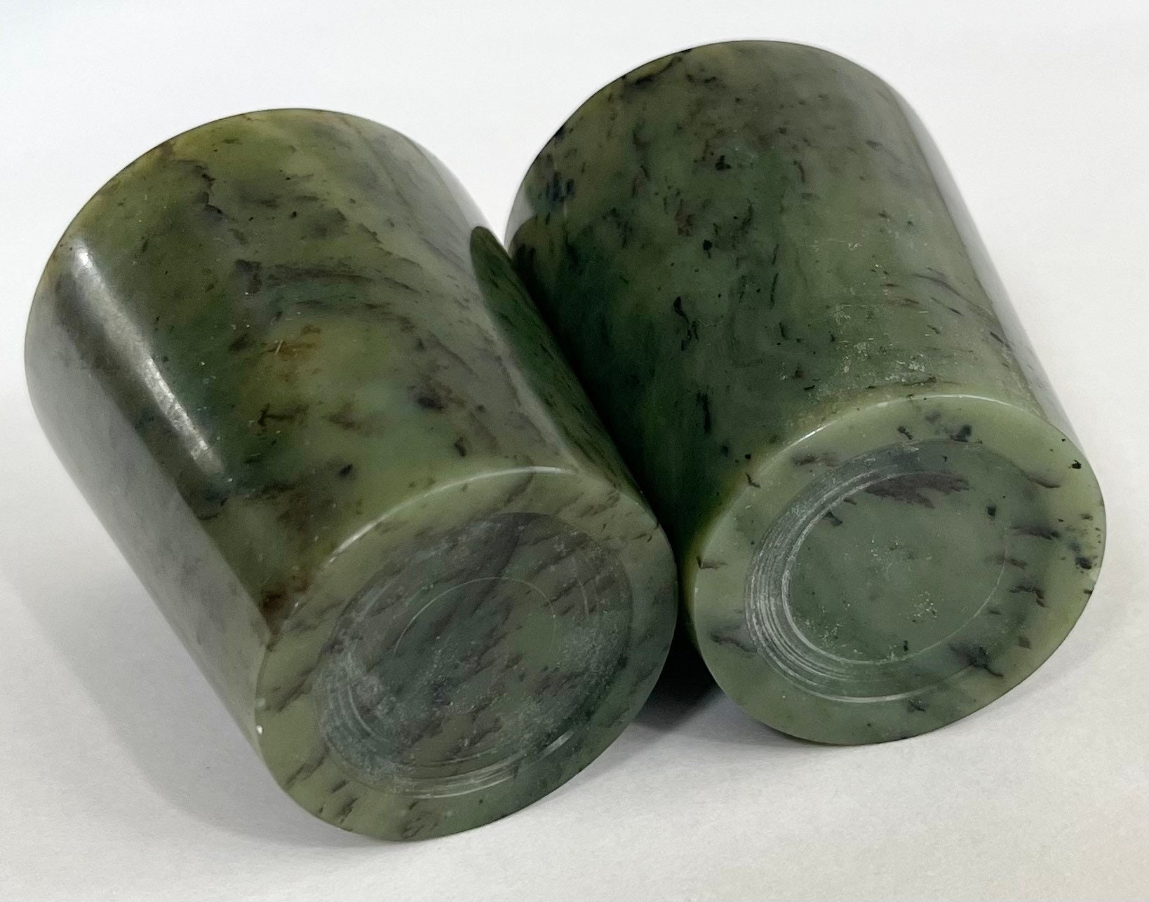 Ceremonial Jade Tea Cup Set Lot of 2 Teacups Chinese Tea - Etsy