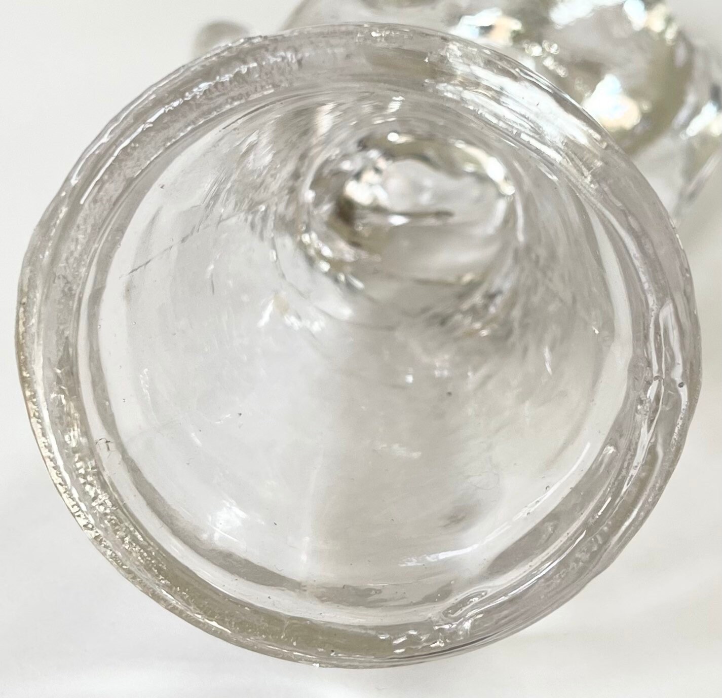 Depression Glass Hand Form Mannequin Vintage Department Store Jewelry ...