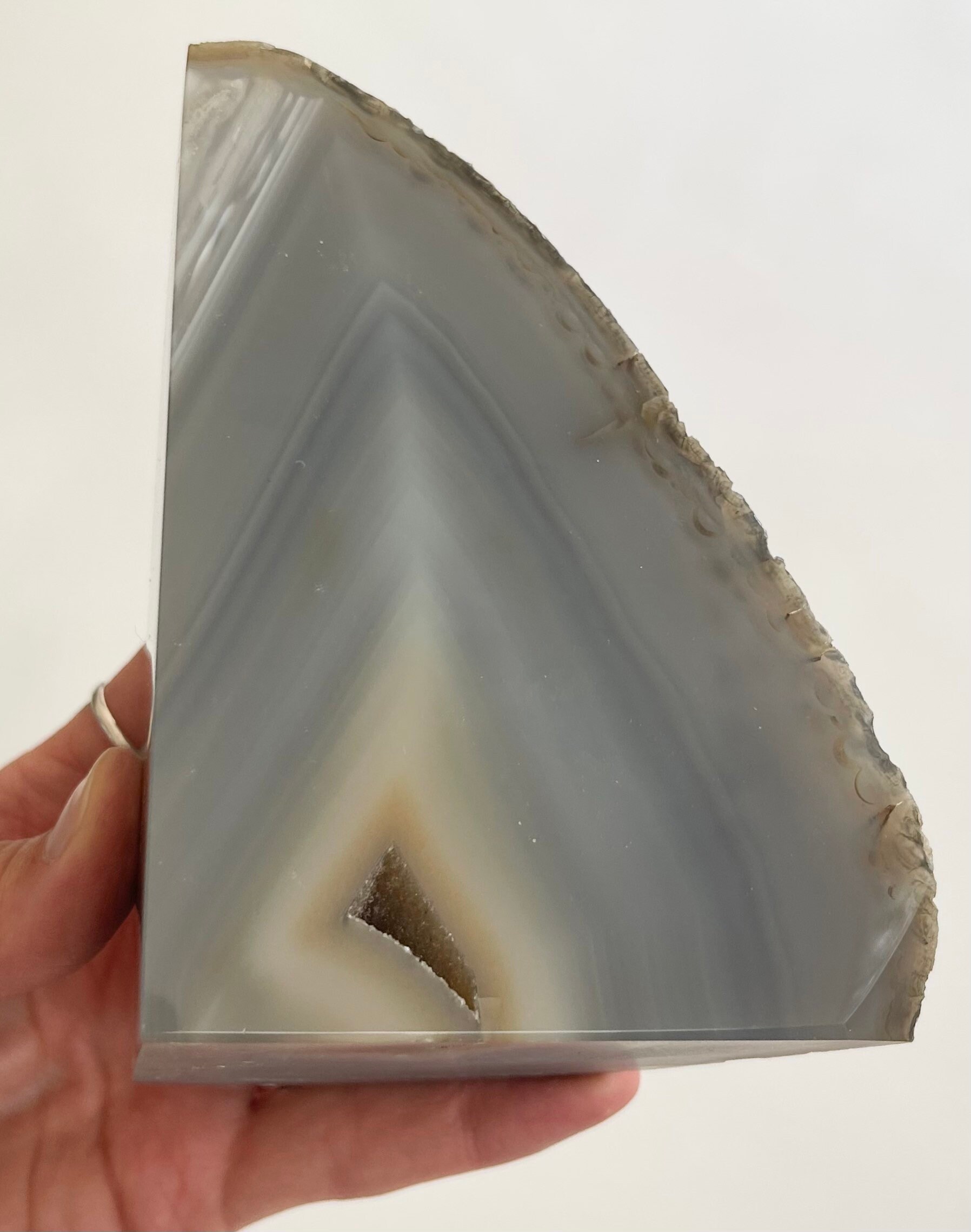 Agate Crystal Book End Bookend Pair of Bookends Vintage Rocks Geode ...