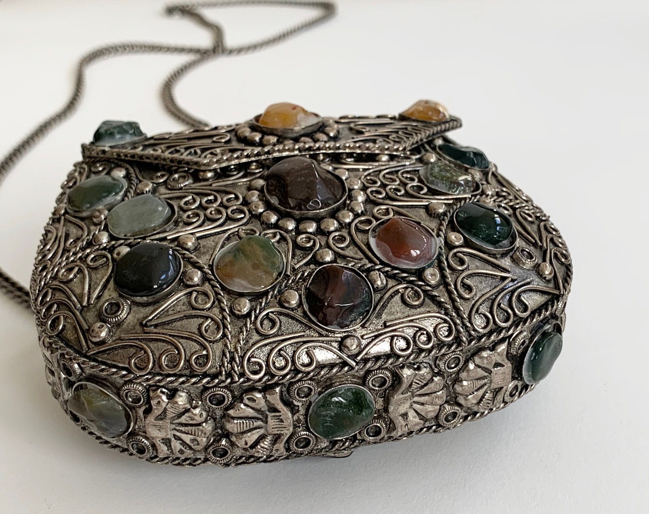 Embellished Indian Sajai Purse Chain Strap Handmade Decorative Welded ...