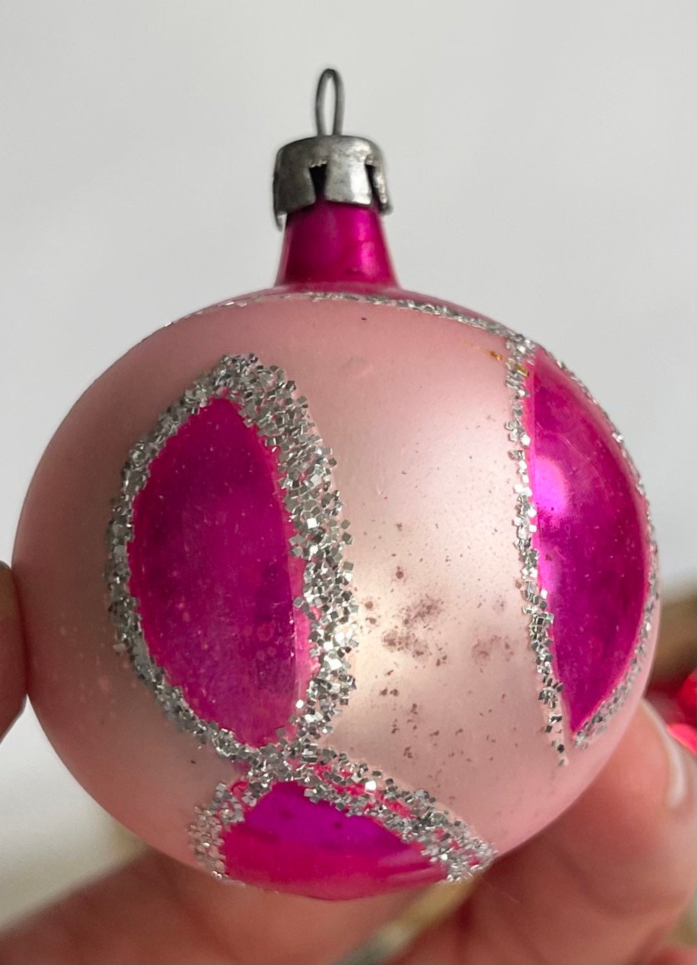 Poland Glass Ornament Bulbs Set Lot of 12 Ornaments in Original Santa ...