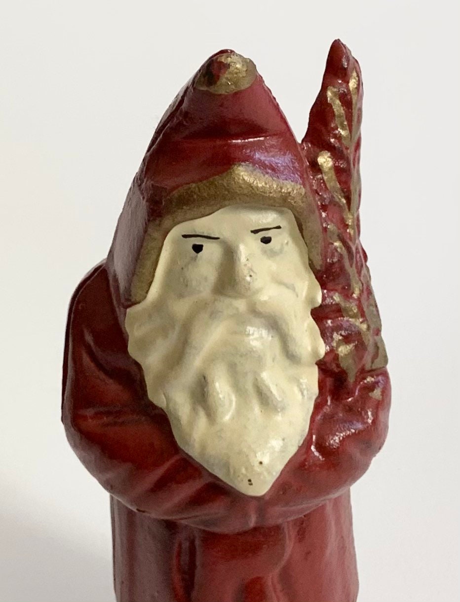 Antique Santa Piggy Bank Figurine Vintage 20s 30s Christmas Coin Bank ...