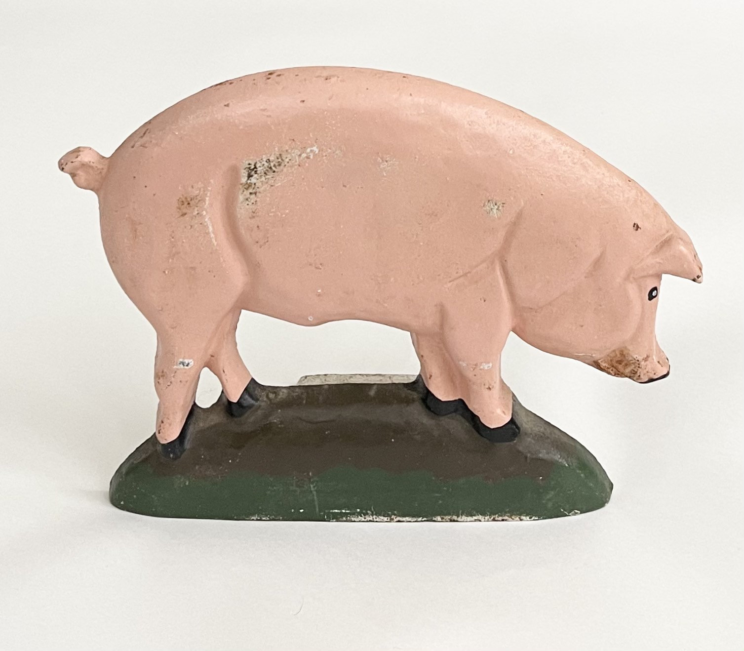 Cast Iron Pig Doorstop Large Heavy Solidly Crafted Cast Iron Door Stop ...