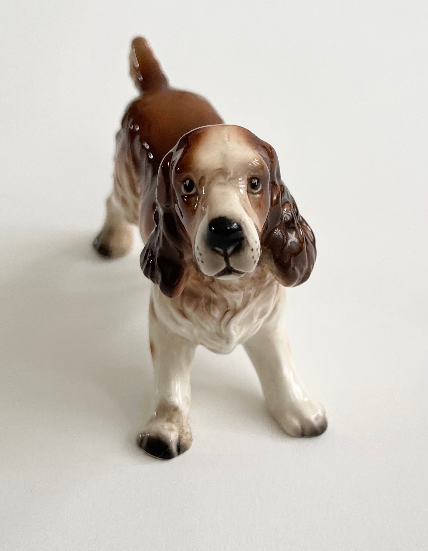 Porcelain Hunting Dog Figurine Made in Japan Vintage Mid Century ...
