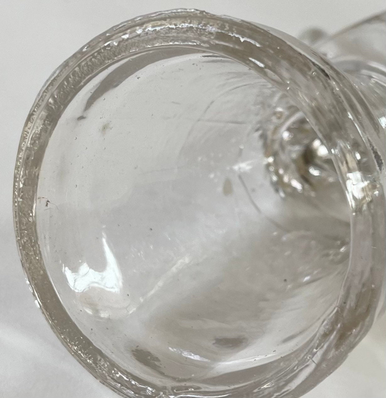 Depression Glass Hand Form Mannequin Vintage Department Store Jewelry ...