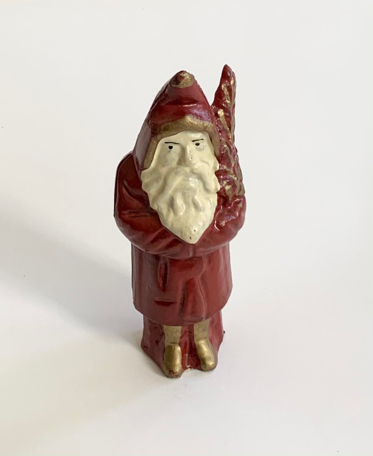 Antique Santa Piggy Bank Figurine Vintage 20s 30s Christmas Coin Bank ...