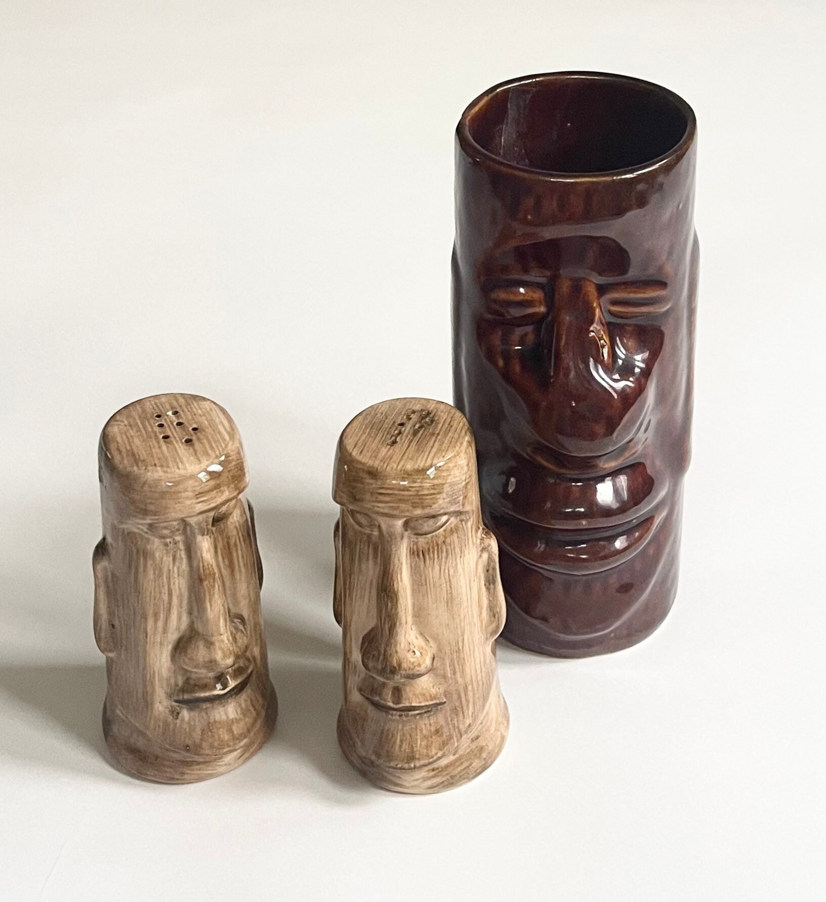 Kahiki Tiki Mug Salt Pepper Shaker from Kahiki Supper Club Columbus OH ...