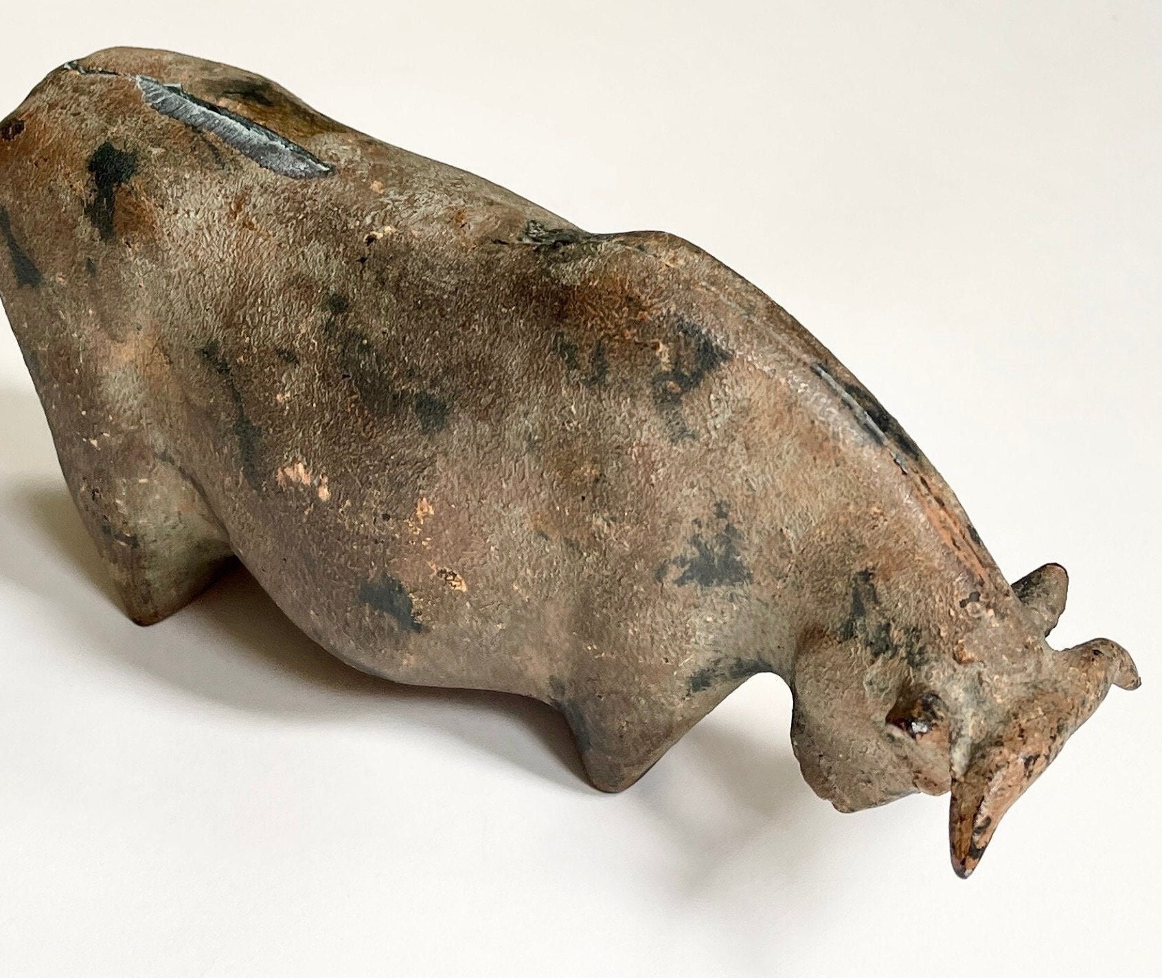 Heavy MCM Bull Figure Kanae or Miyazawa Kanae Style Vintage 50s 60s ...