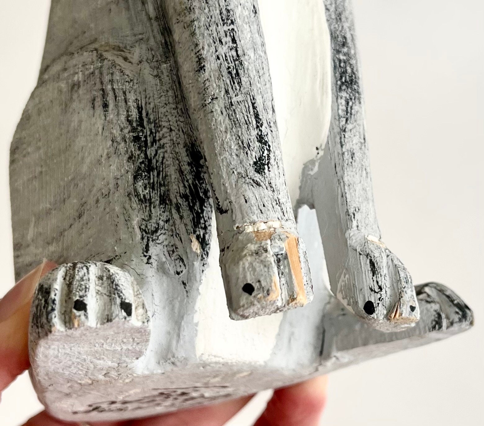 Hector Rascon Rabbit Carving Vintage New Mexico Folk Art Rabbit Bunny ...