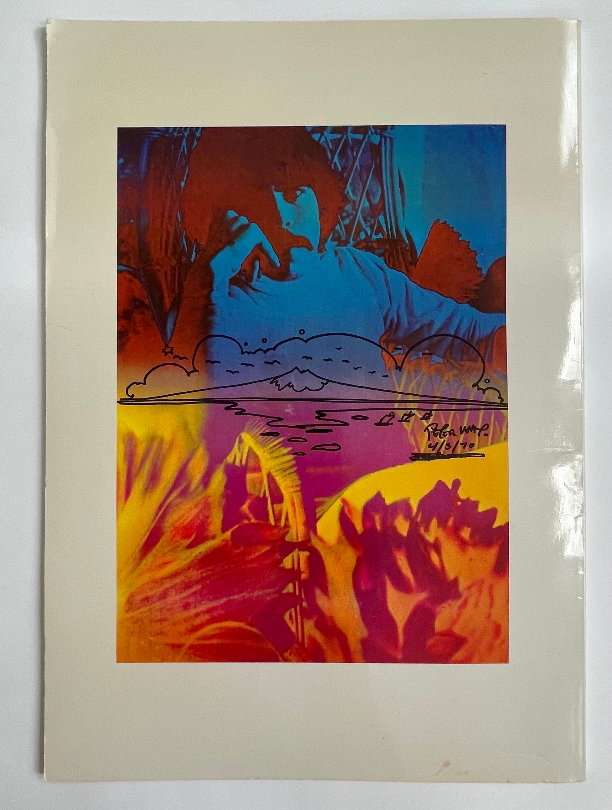 Peter Max Poster Book 1970 Vintage 70s Retro Groovy Psychedelic Hippie ...