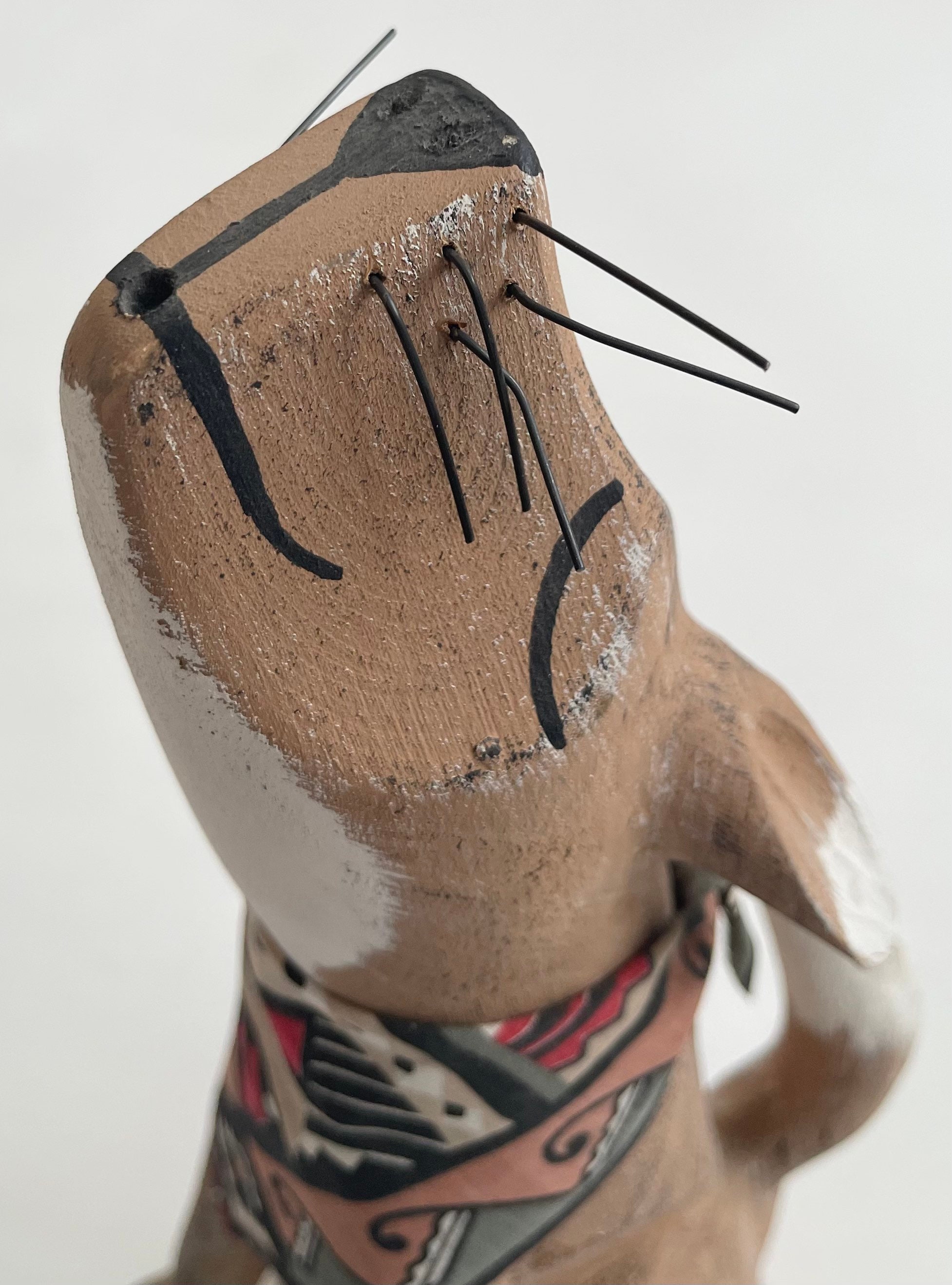 Jorge Rodriguez Coyote Carving Vintage Signed Santa Fe New Mexico Folk ...