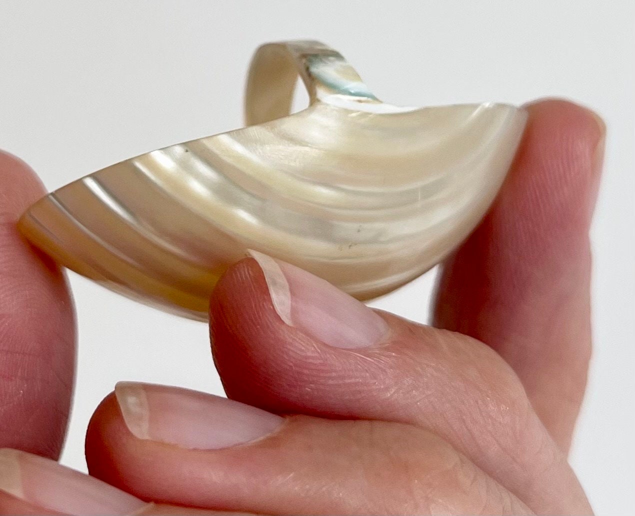 Mother of Pearl Caviar Cups Salt Cellar Dishe Small Basket Shaped Set ...