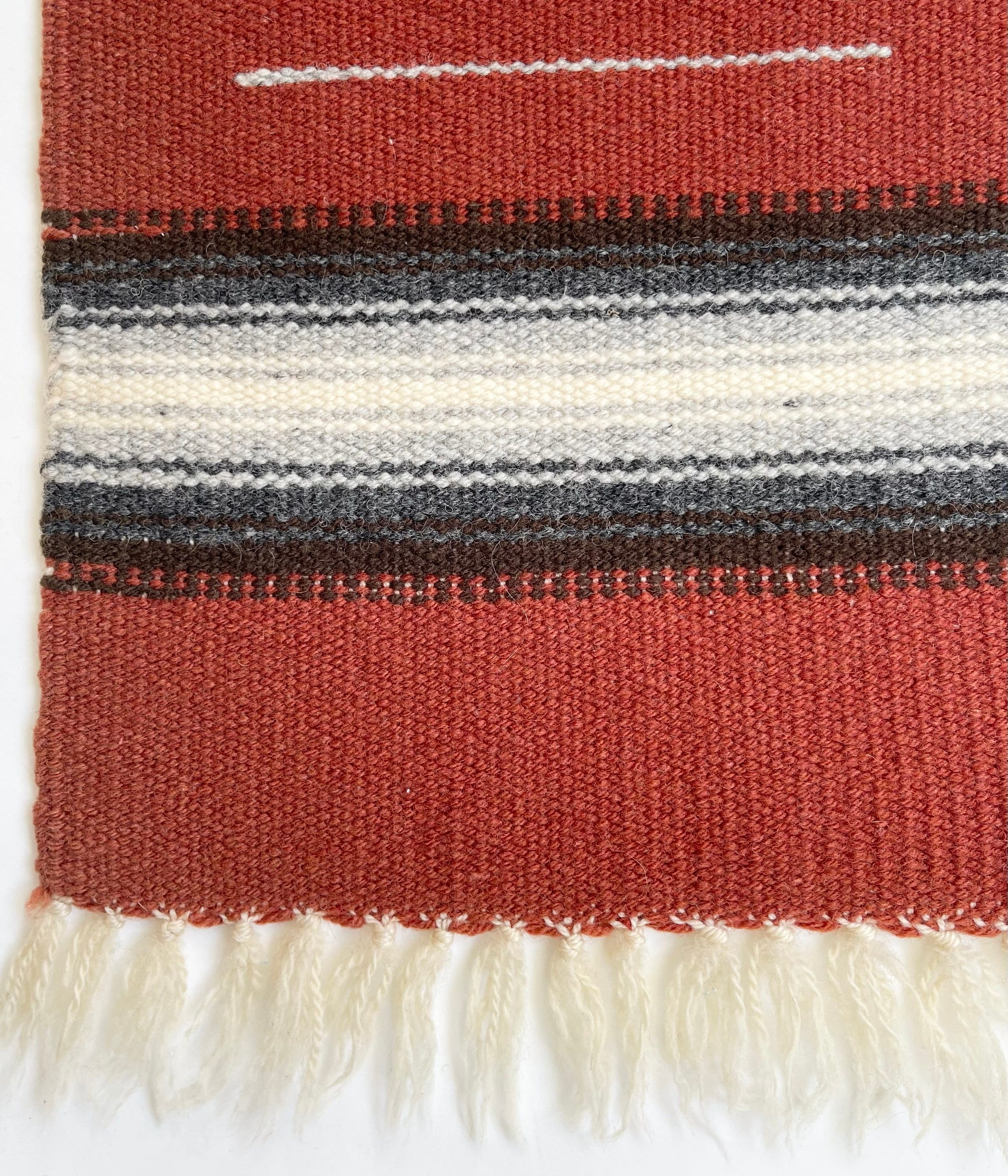 Old Chimayo Thunderbird Weaving Tabletop Mat Textile Vintage - Etsy