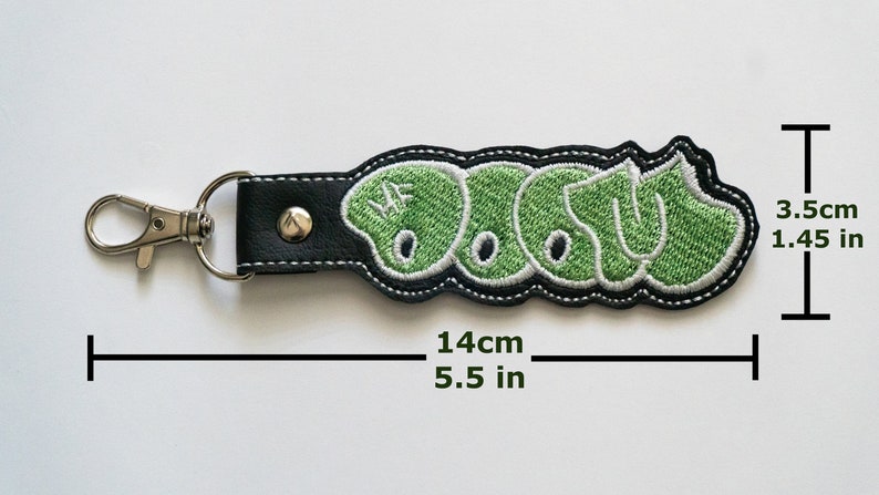MF DOOM Embroidered Keychain - Etsy