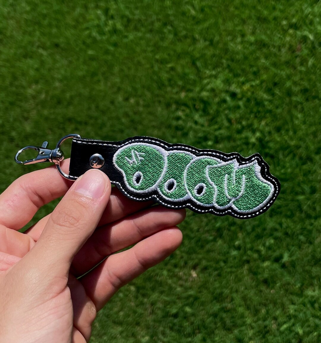 MF DOOM Embroidered Key Chain - Etsy
