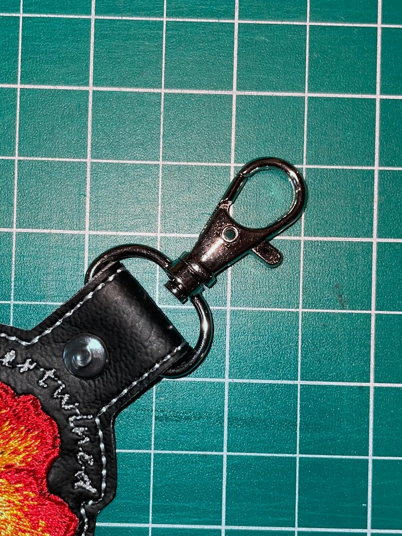 Intertwined, Sewn Together Embroidered Key Tag (adrianne Lenker) - Etsy