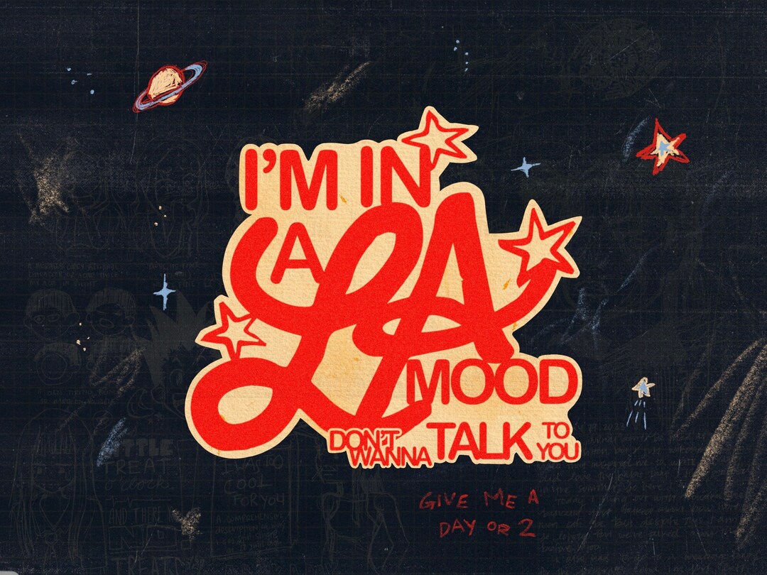 LA Mood Satellite Sticker - Etsy