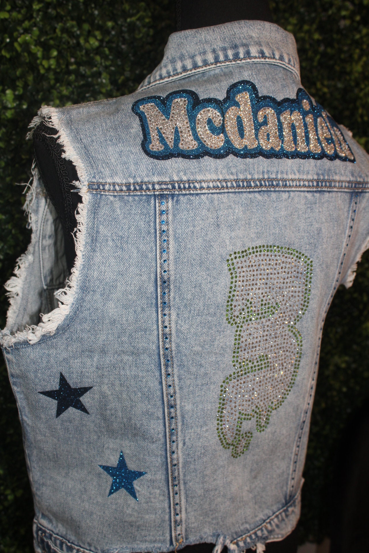 Custom Made Jean Jacket Personalized Customized Jean Jacket Sports ...